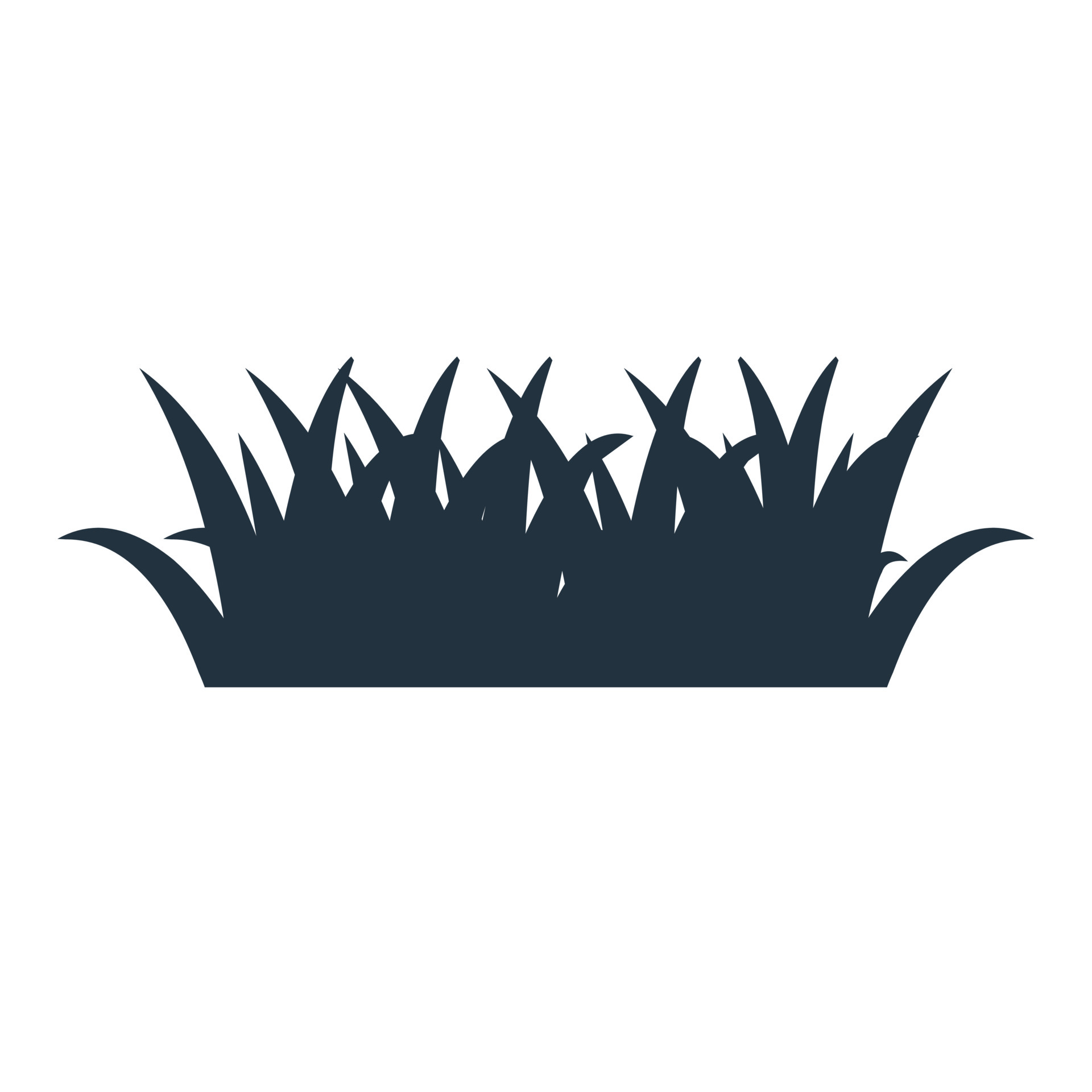 Grass Icon Isolated On A White Background Grass Symbol Design Sign Vector Illustration 6444100