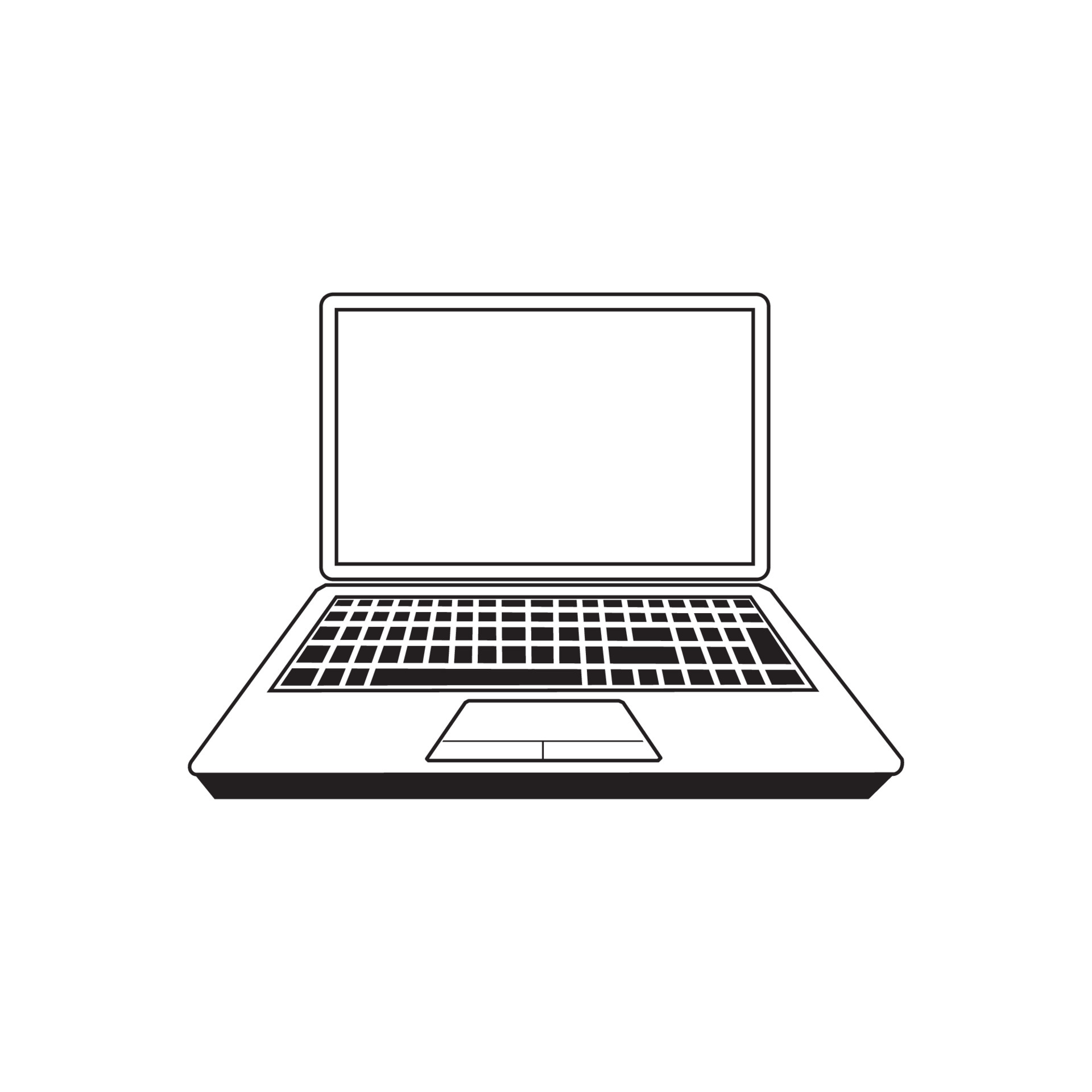 Laptop Icon.laptop vector icon illustration 6459515 Vector Art at Vecteezy