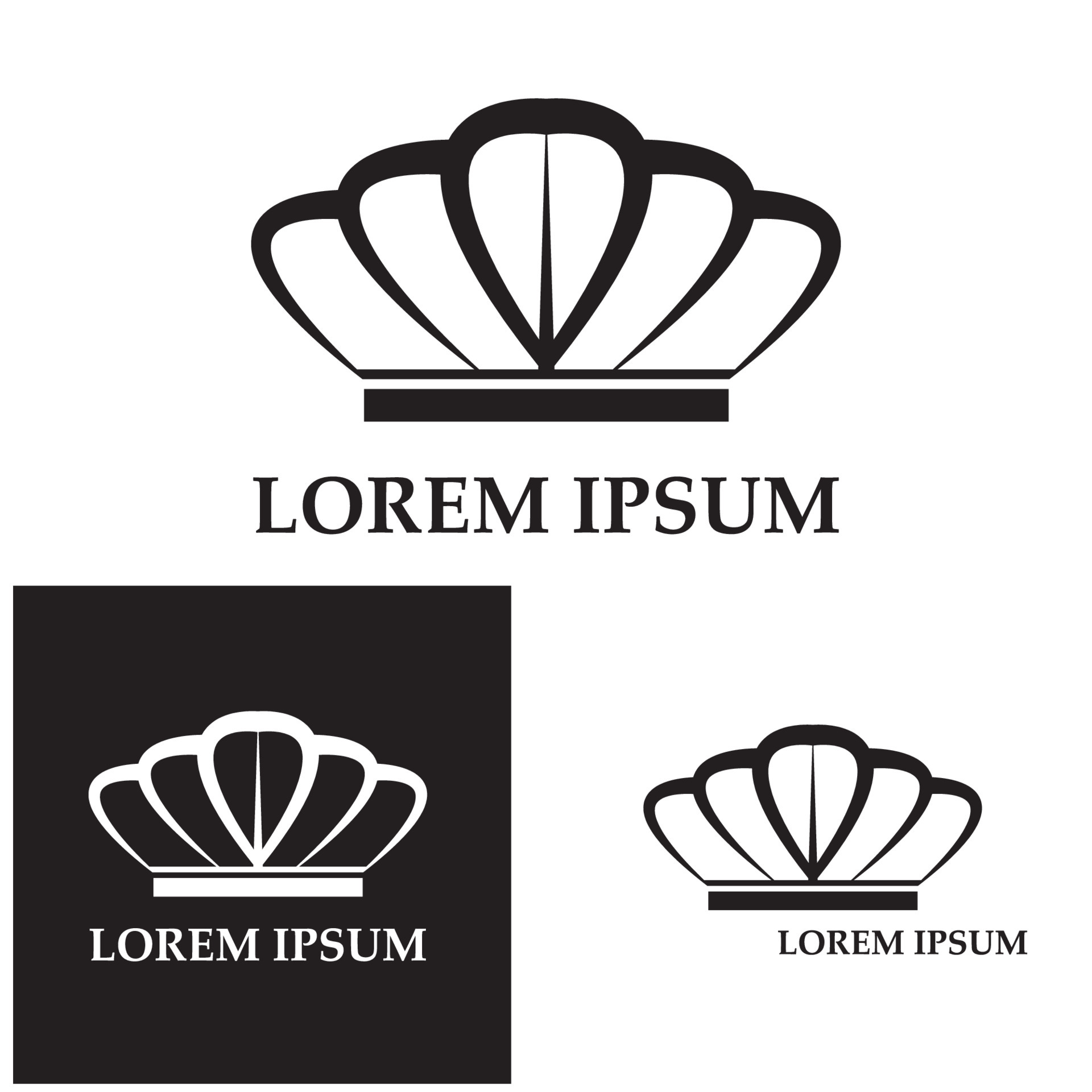 Set Of Crown Icons Collection Of Crown Awards For Winners Champions Set Of Crown Icons Collection Of Crown Awards For Winners Champions