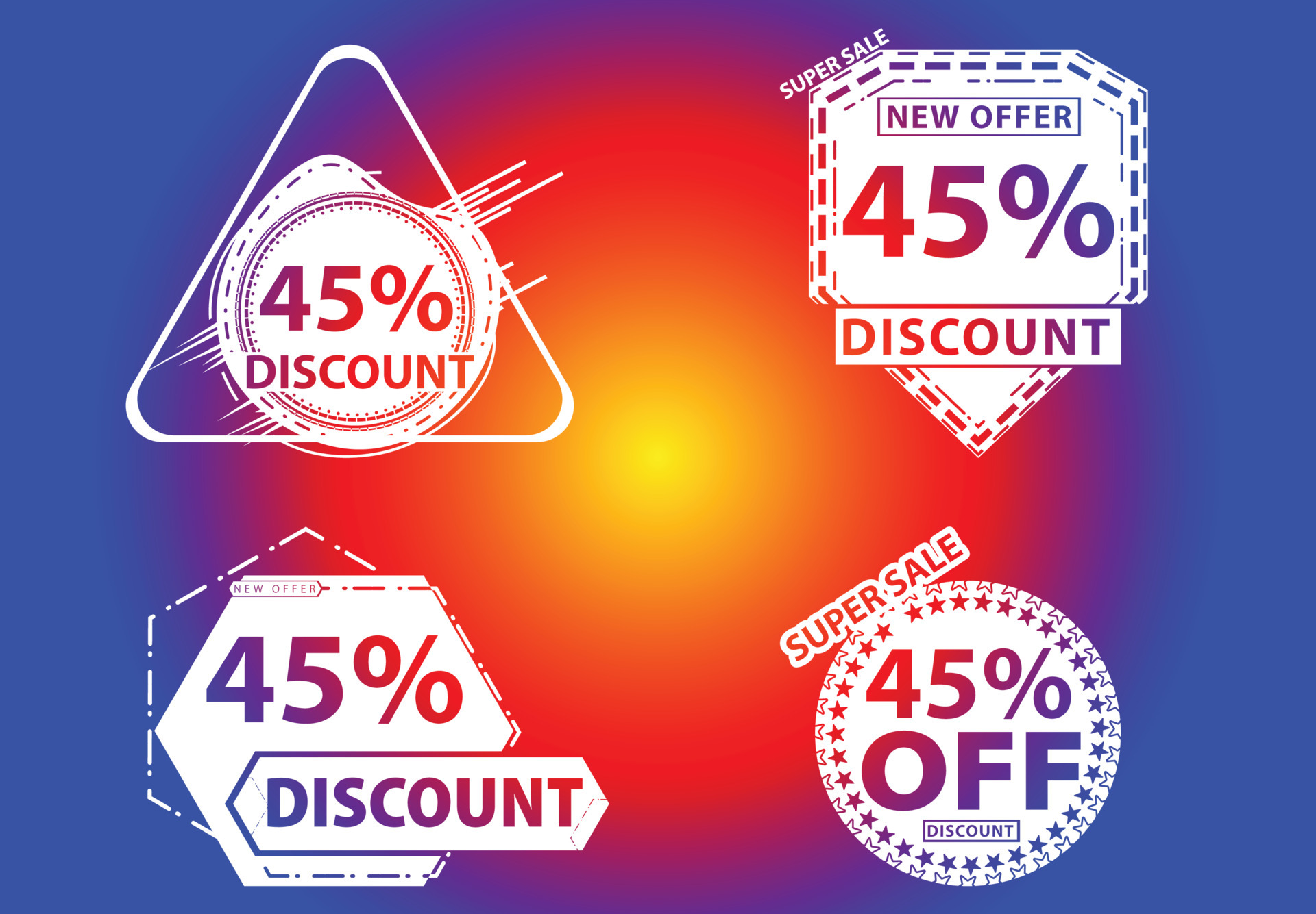 45 Percent Off New Offer Logo And Icon Design Template 6483005 Vector 45 Percent Off New Offer Logo And Icon Design Template 6483005 Vector