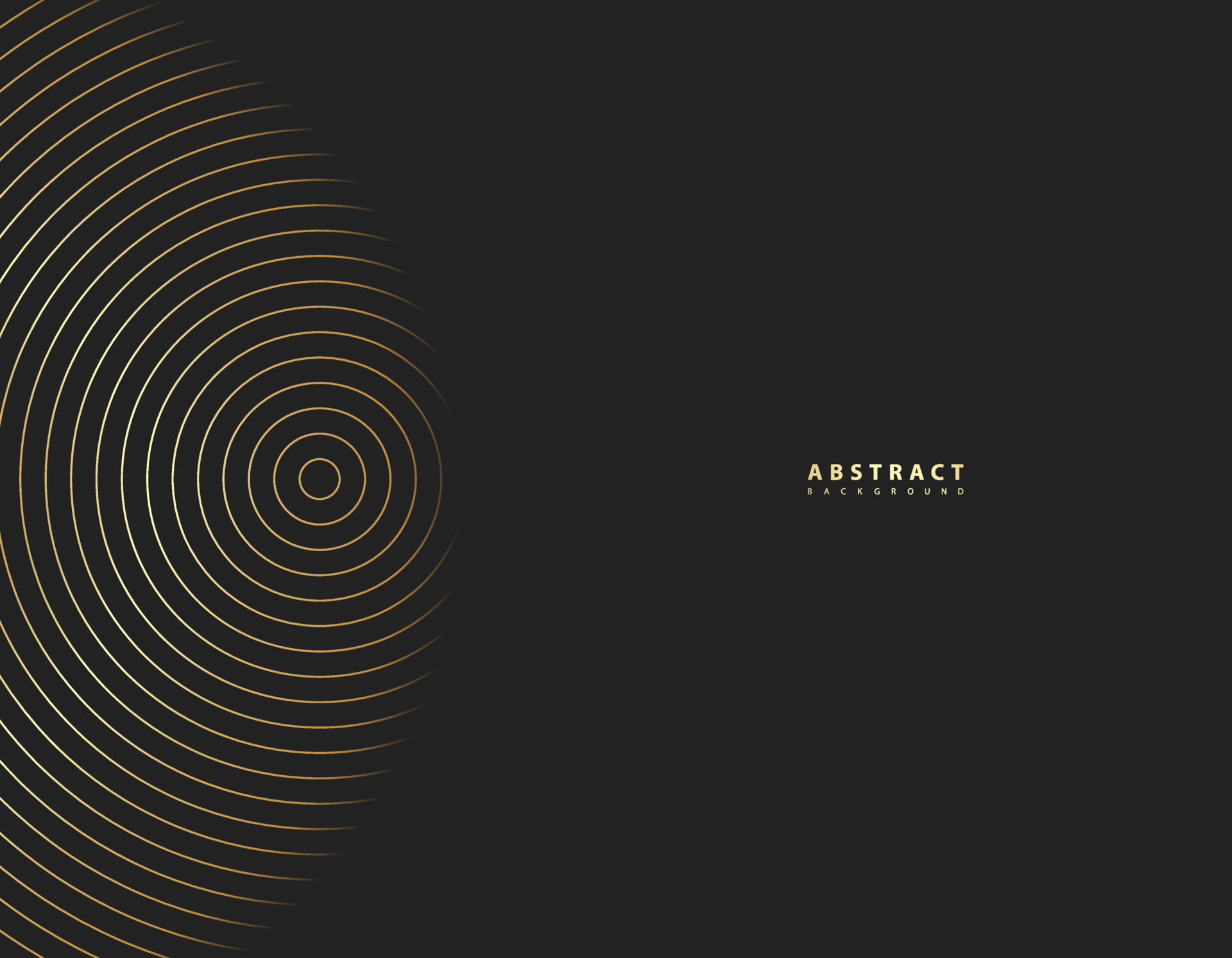 Circle Line Gold Color Background Abstract Round Pattern Vector Illustration 6486764 Vector