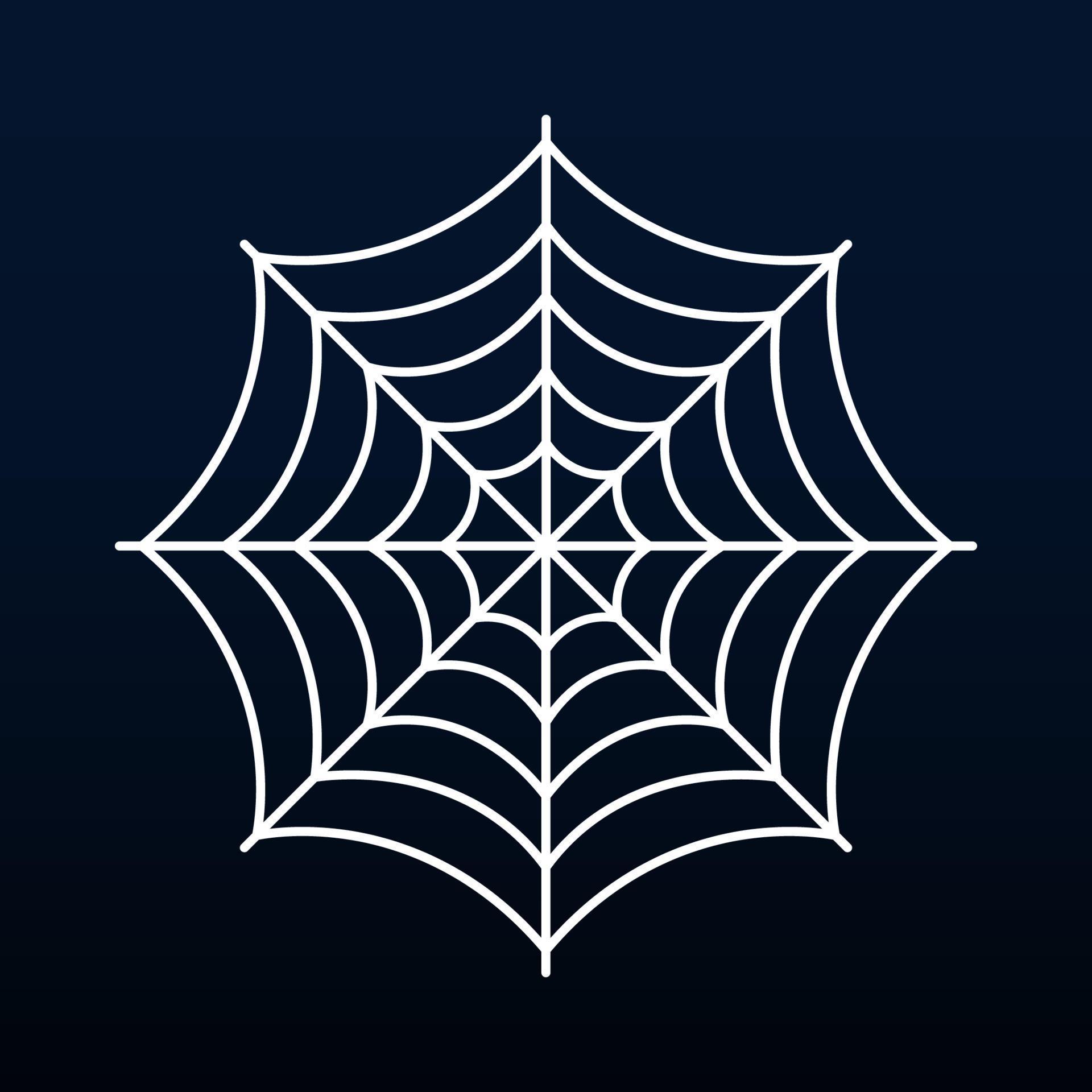 Cartoon Spider Web Vector Illustration 6487672 Vector Art At Vecteezy