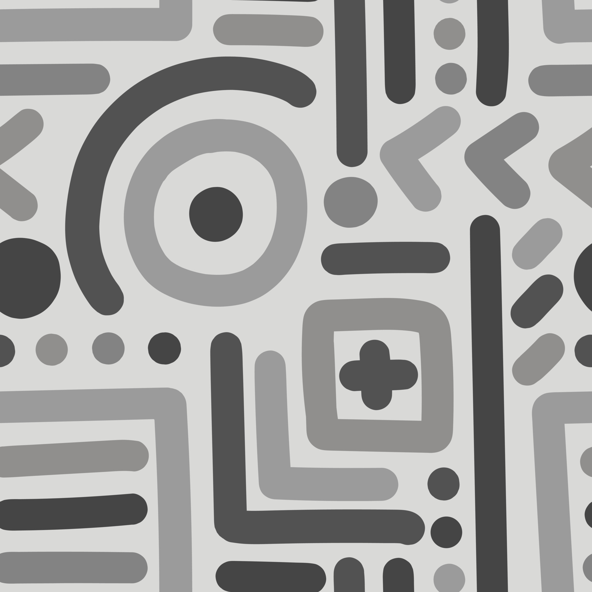 GREY SEAMLESS VECTOR BACKGROUND WITH GEOMETRIC ELEMENTS 6487816 Vector ...