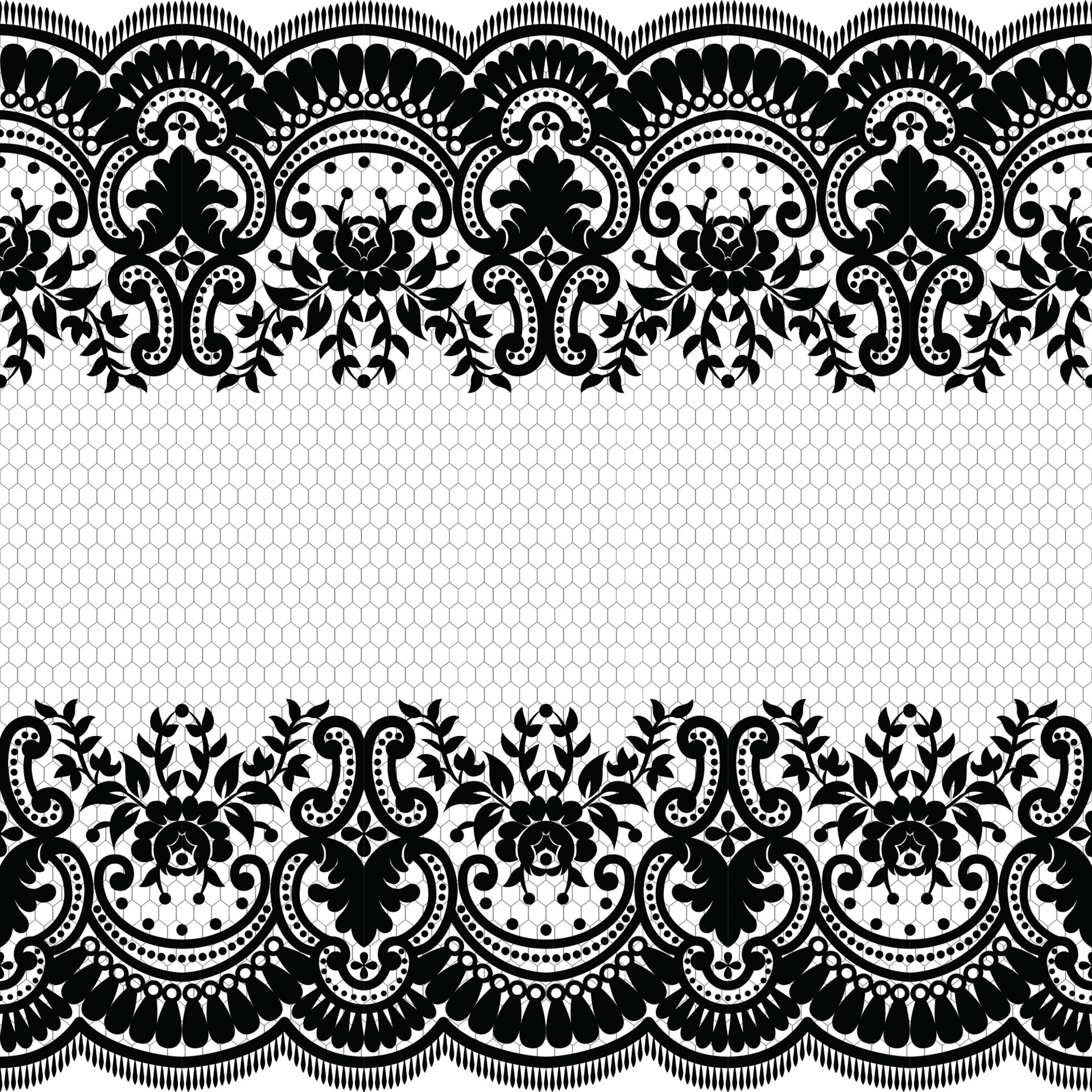 Seamless White Floral Lace Pattern 6487845 Vector Art At Vecteezy