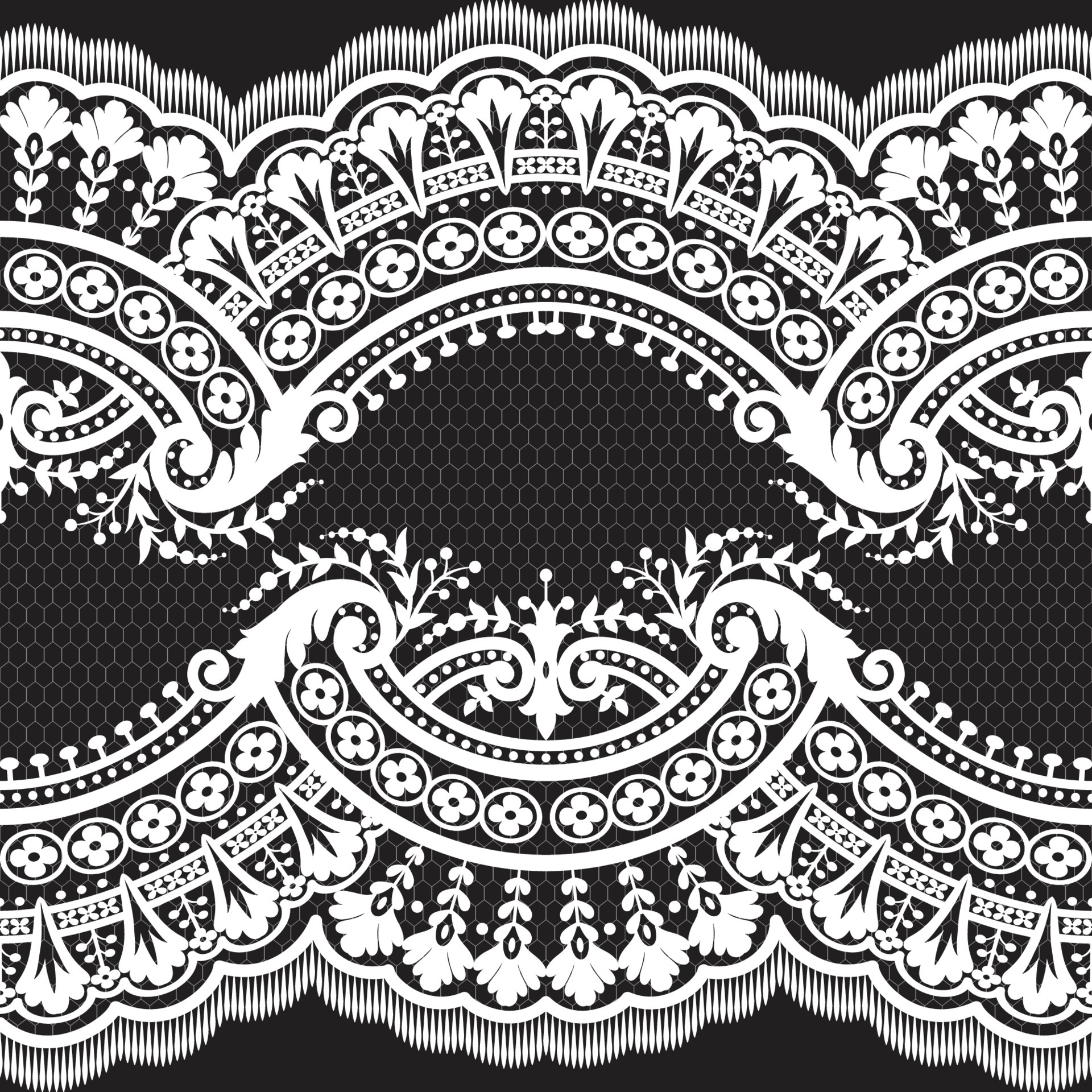 Abstract seamless lace pattern with flowers 6487851 Vector Art at Vecteezy