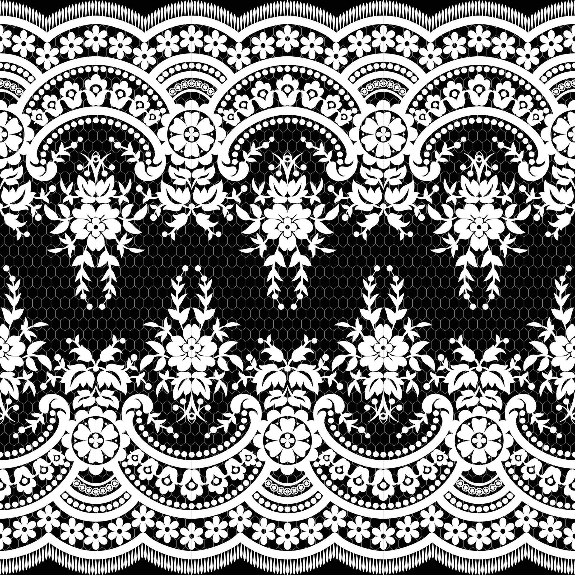 Abstract seamless lace pattern with flowers 6487852 Vector Art at Vecteezy