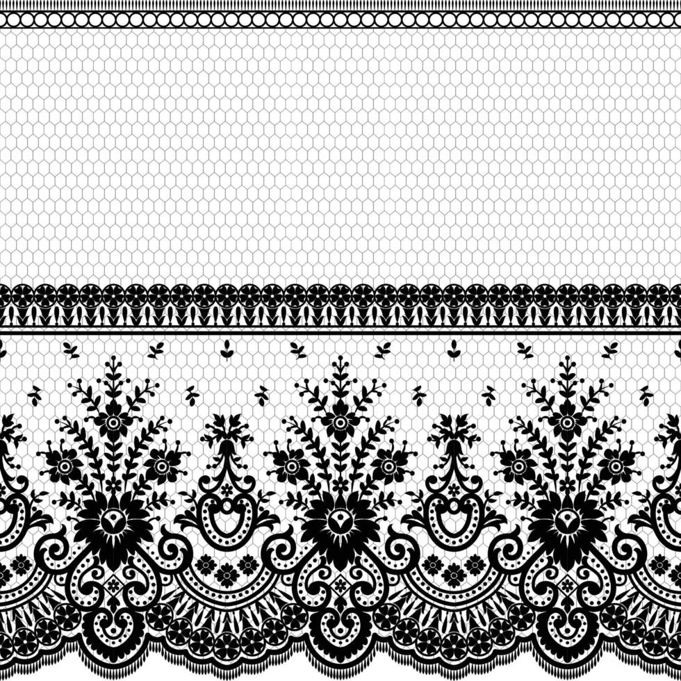 Abstract seamless lace pattern with flowers 6487855 Vector Art at Vecteezy