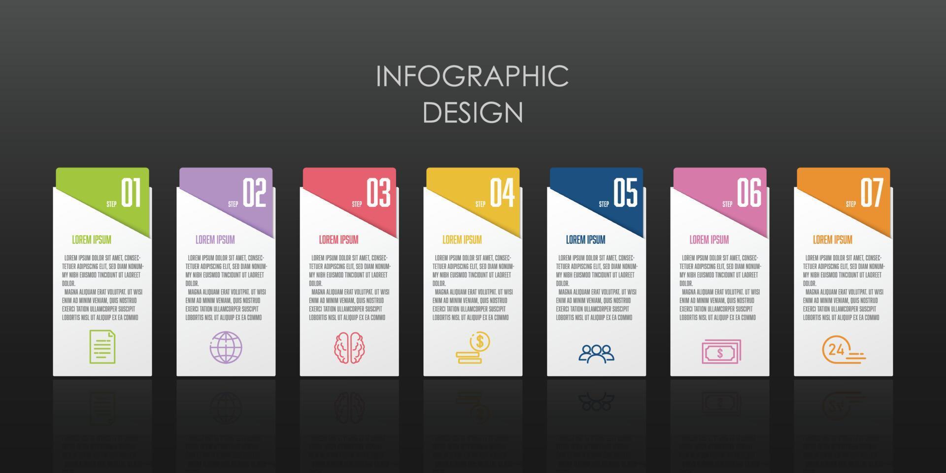Vector design business template infographic chart element. 6502618 ...
