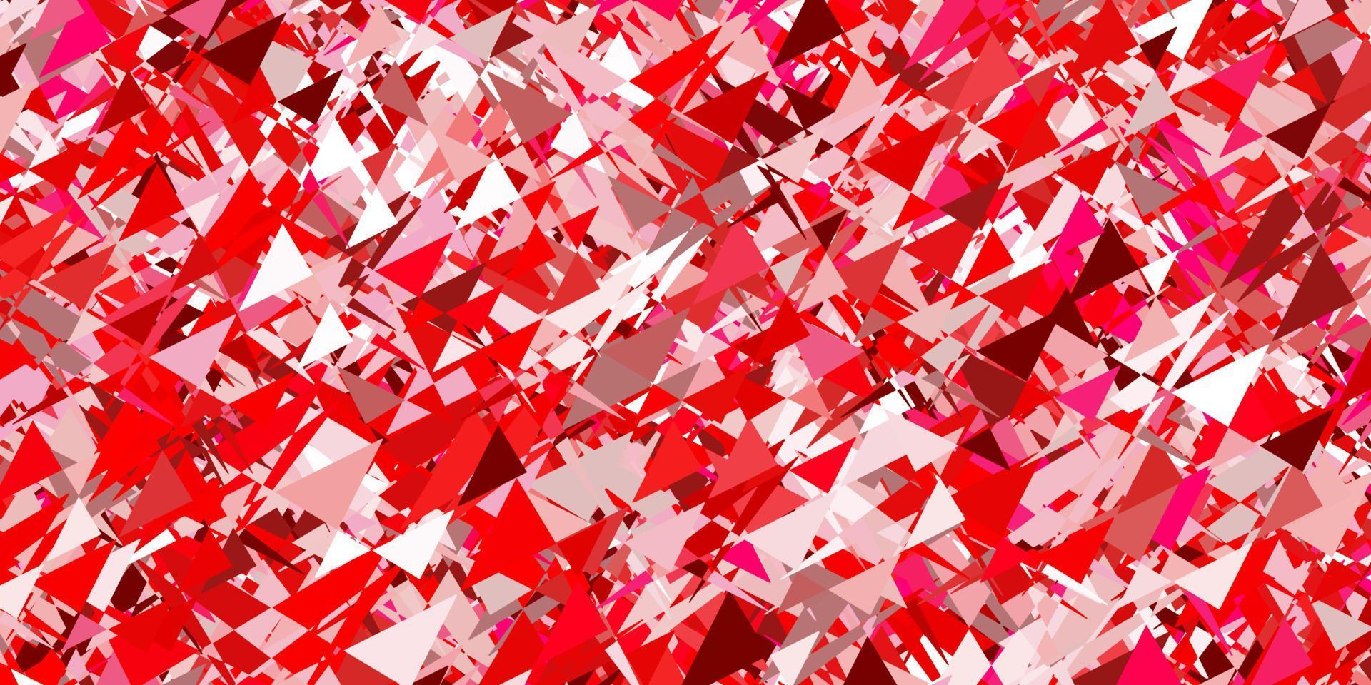 Light Pink vector pattern with polygonal style. 6512331 Vector Art at ...