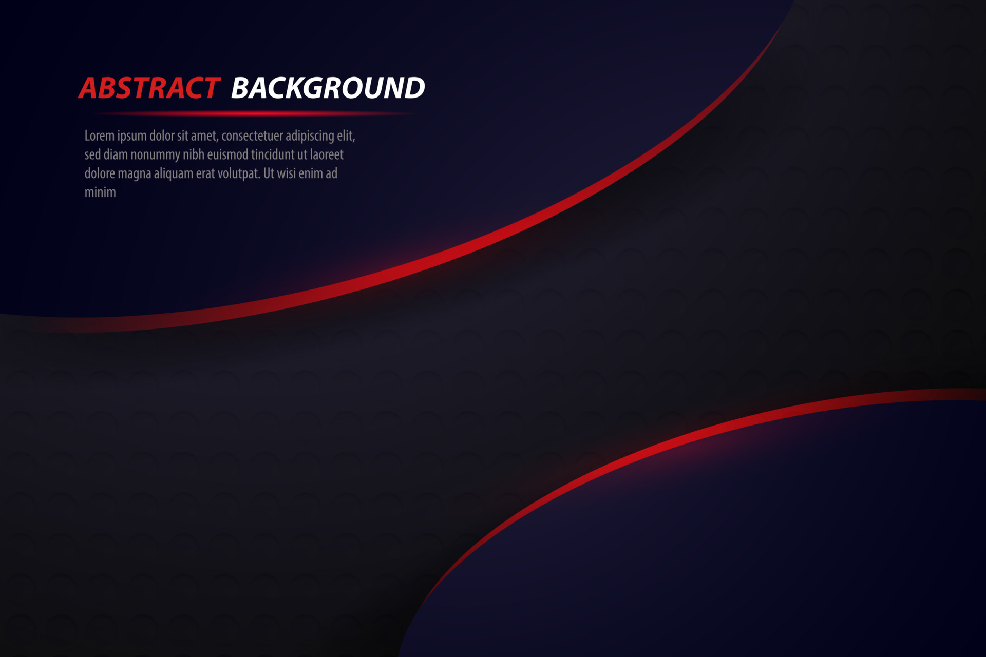 Abstract Red Blue Curve Overlap Background Modern Bright Gradient Art Backdrop Or Banner For