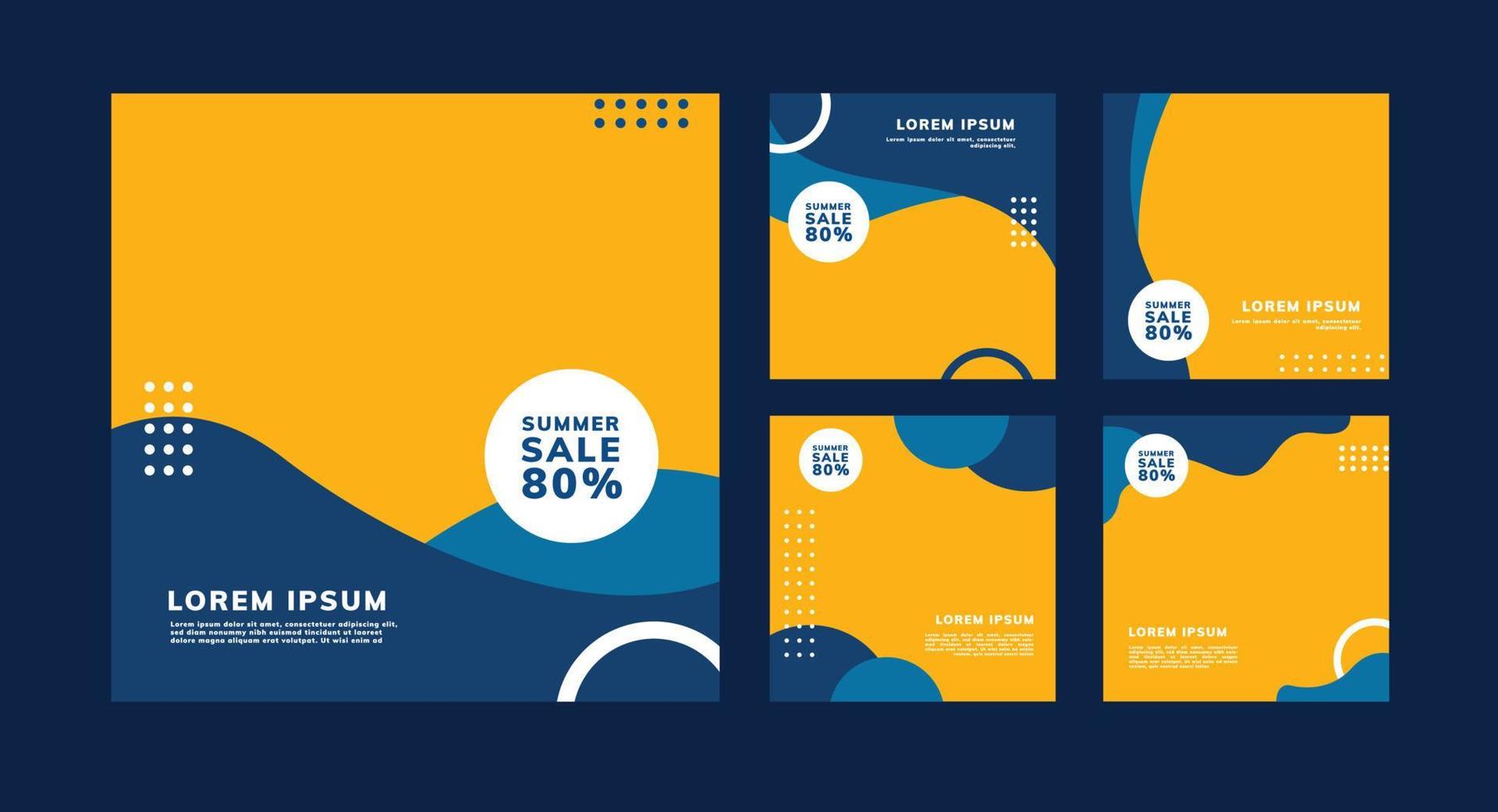 social media design template design 6515814 Vector Art at Vecteezy