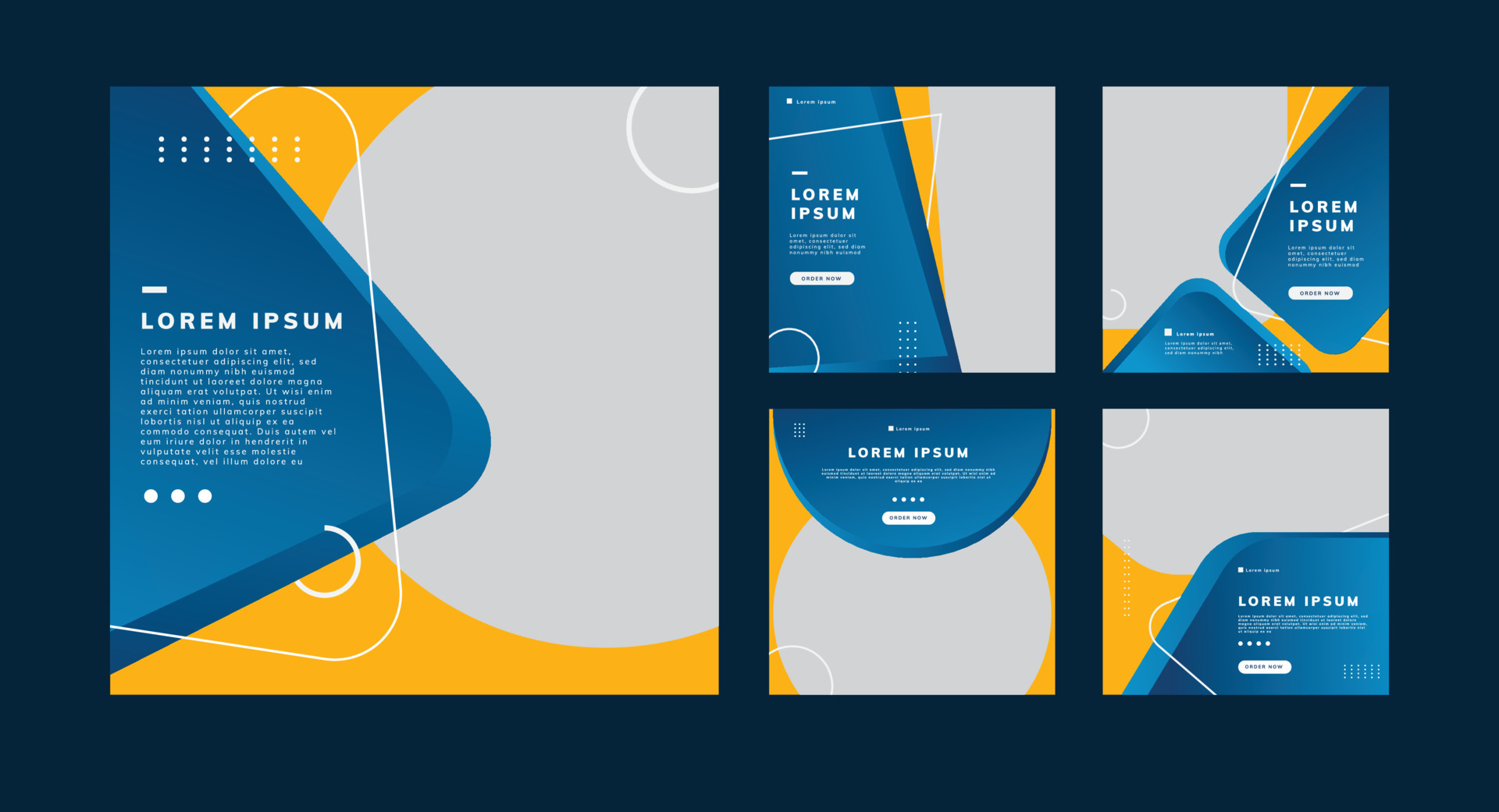 social media design template design 6515816 Vector Art at Vecteezy