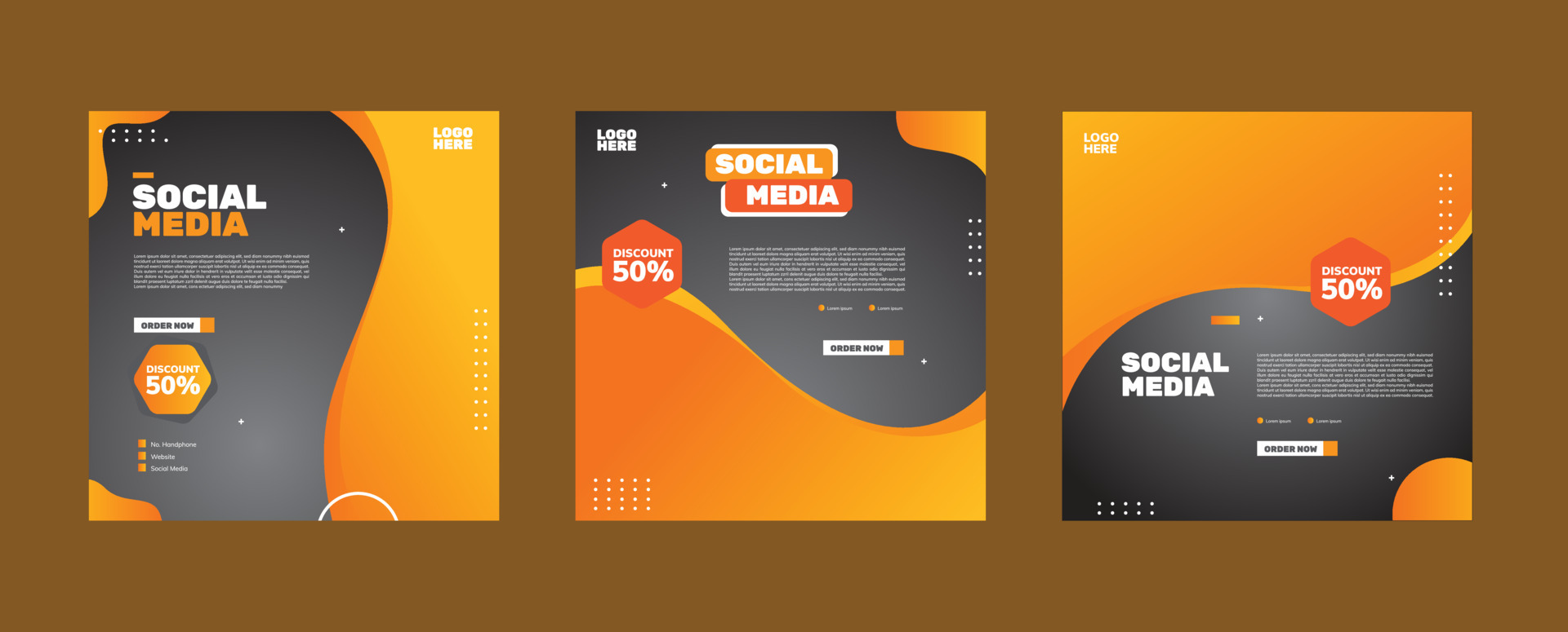 social media design template design 6515824 Vector Art at Vecteezy