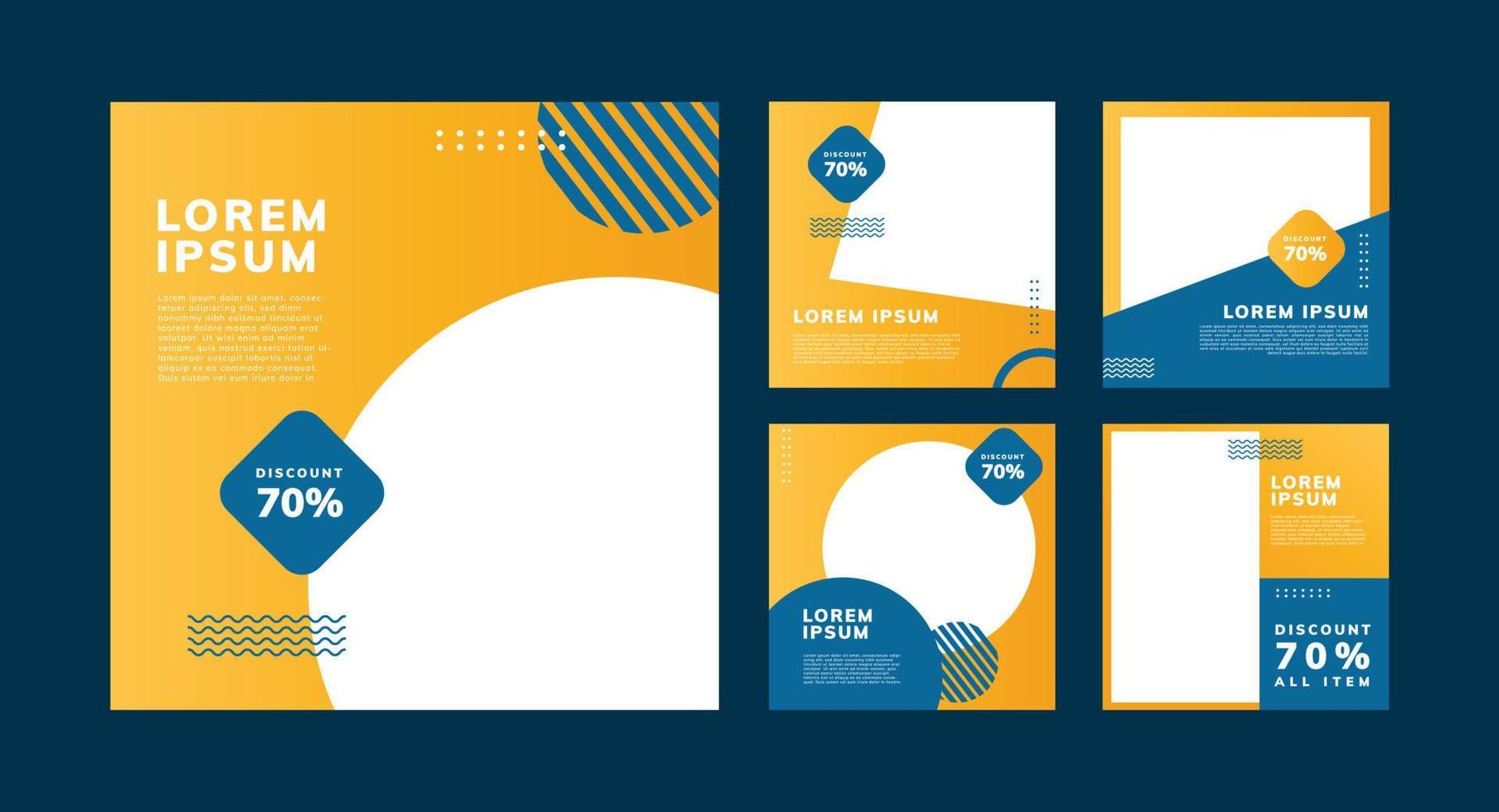 social media design template design 6515830 Vector Art at Vecteezy