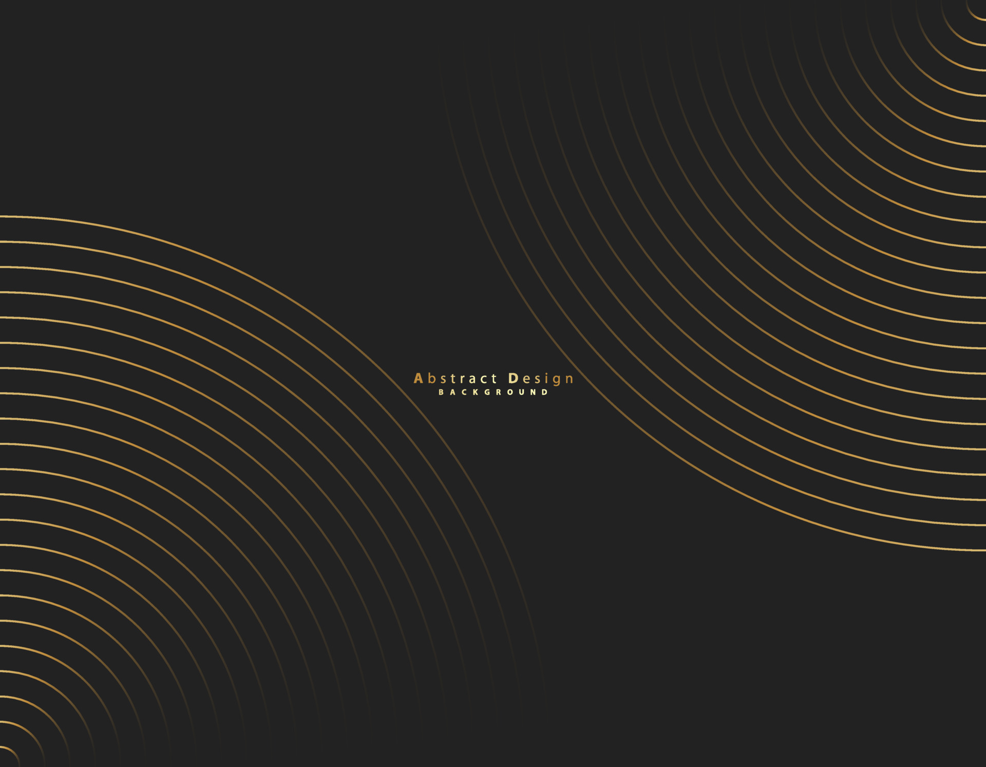 Circle Line Gold Color Background Abstract Round Pattern Vector Illustration 6519886 Vector