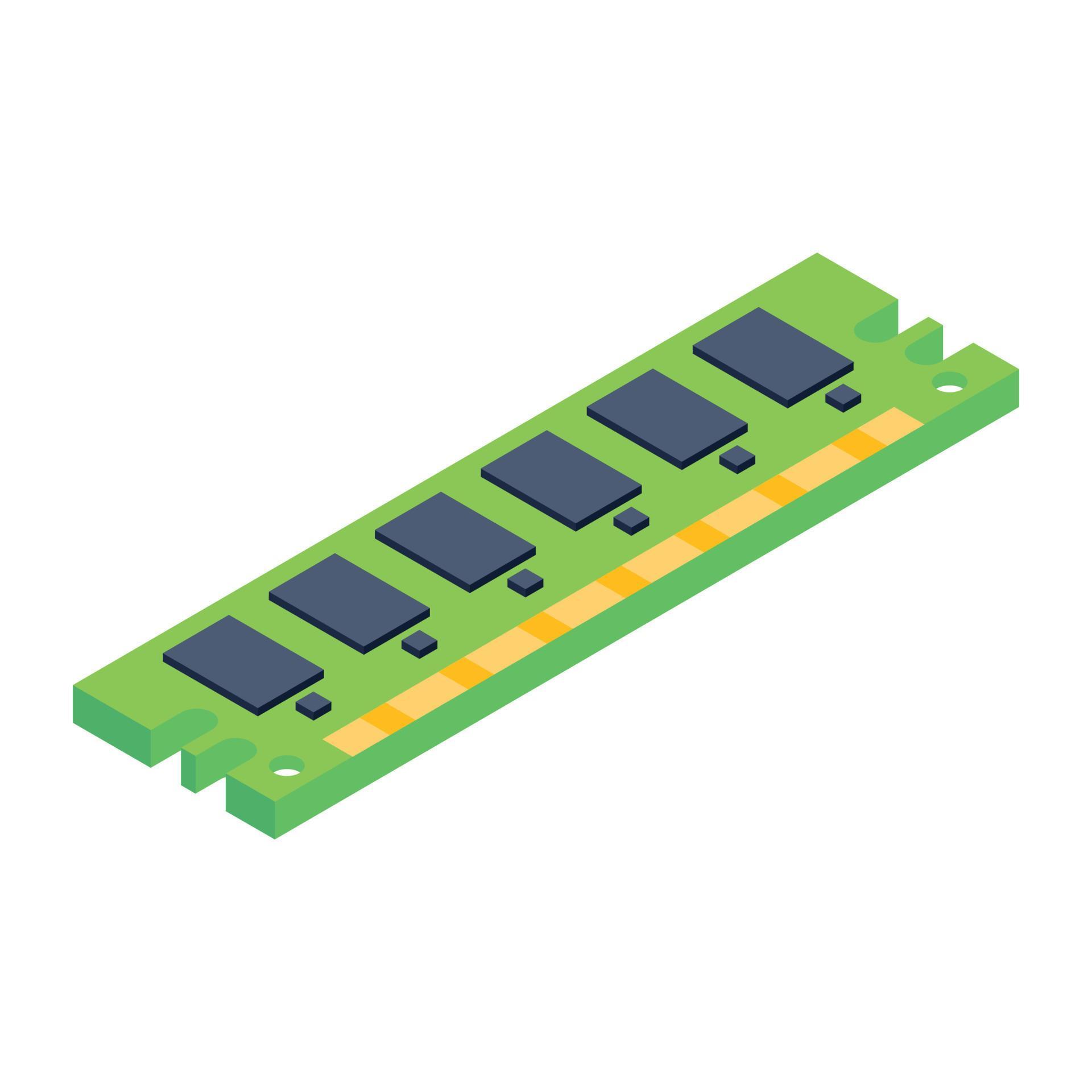 Trendy vector style of a RAM, random access memory 6530134 Vector Art at Vecteezy