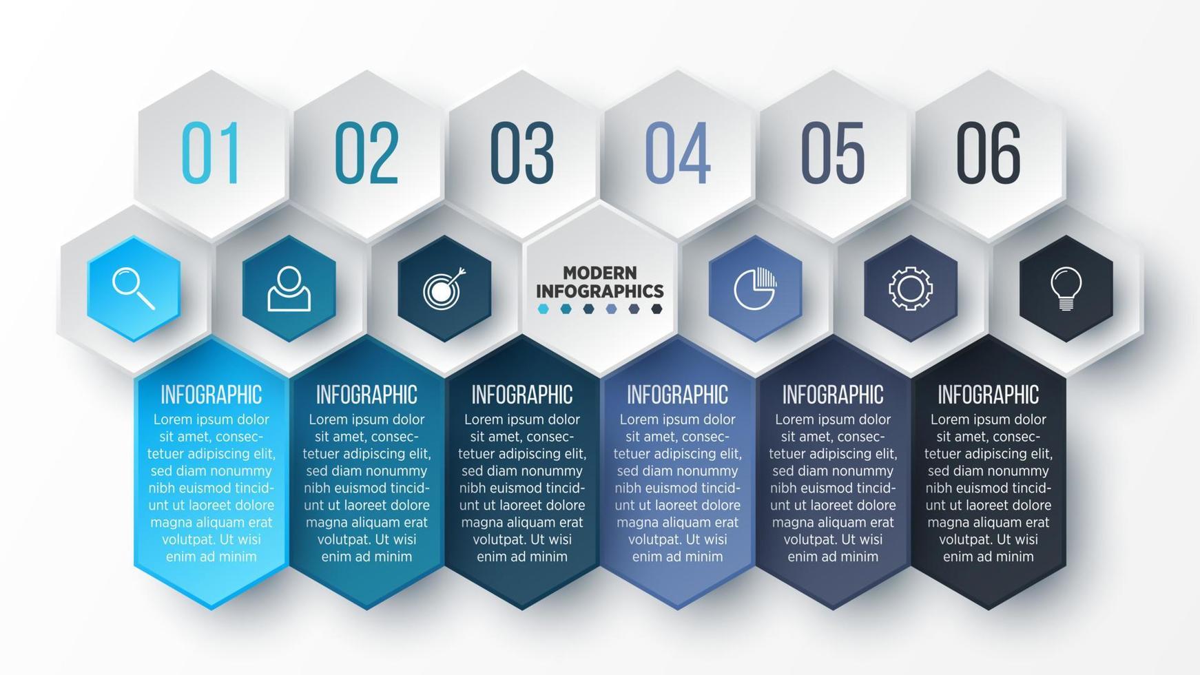 Vector 3d Infographic Template For Presentation Business Data Visualization Abstract Elements