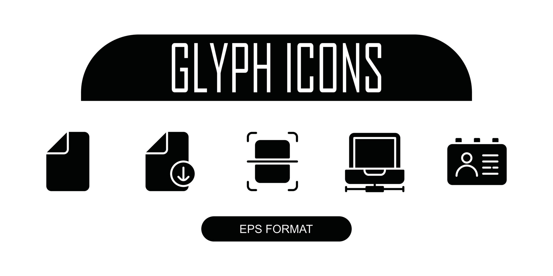 Glyph User Interface Icons 6540501 Vector Art at Vecteezy