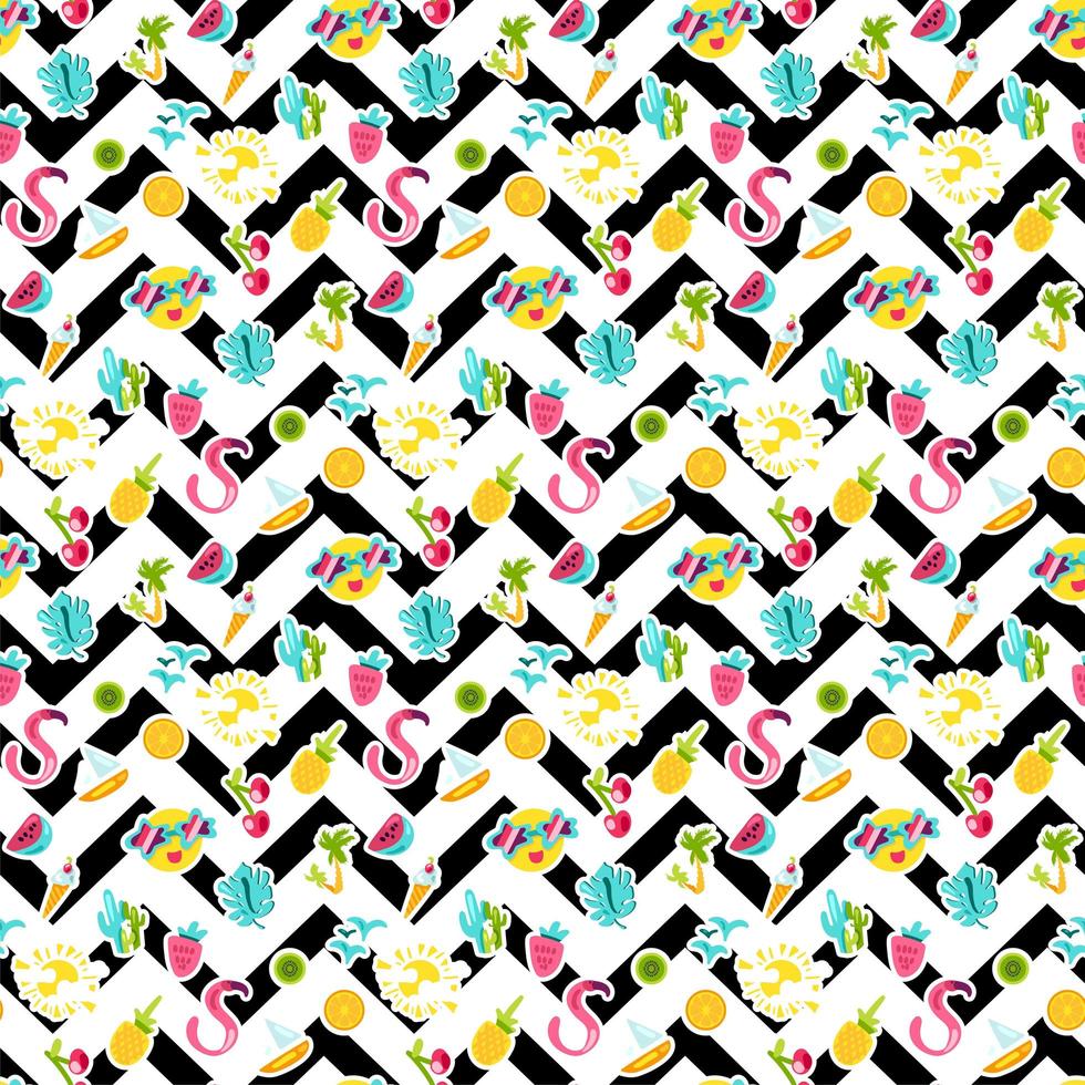 Summer color seamless vector pattern 6541899 Vector Art at Vecteezy