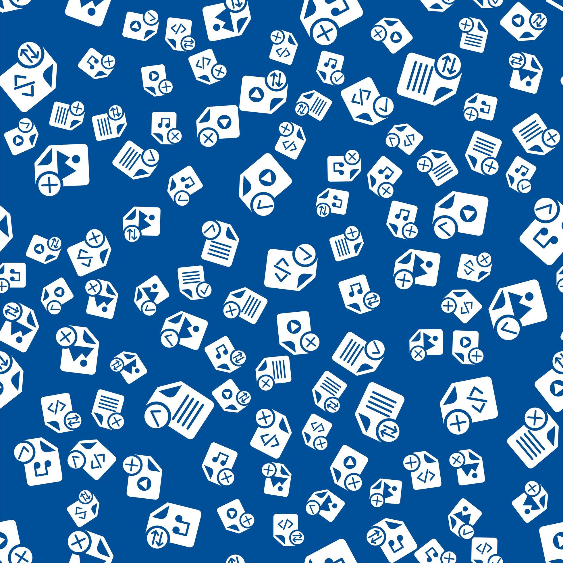 Seamless Pattern with Document Files Folders Icons 6542553 Vector Art ...