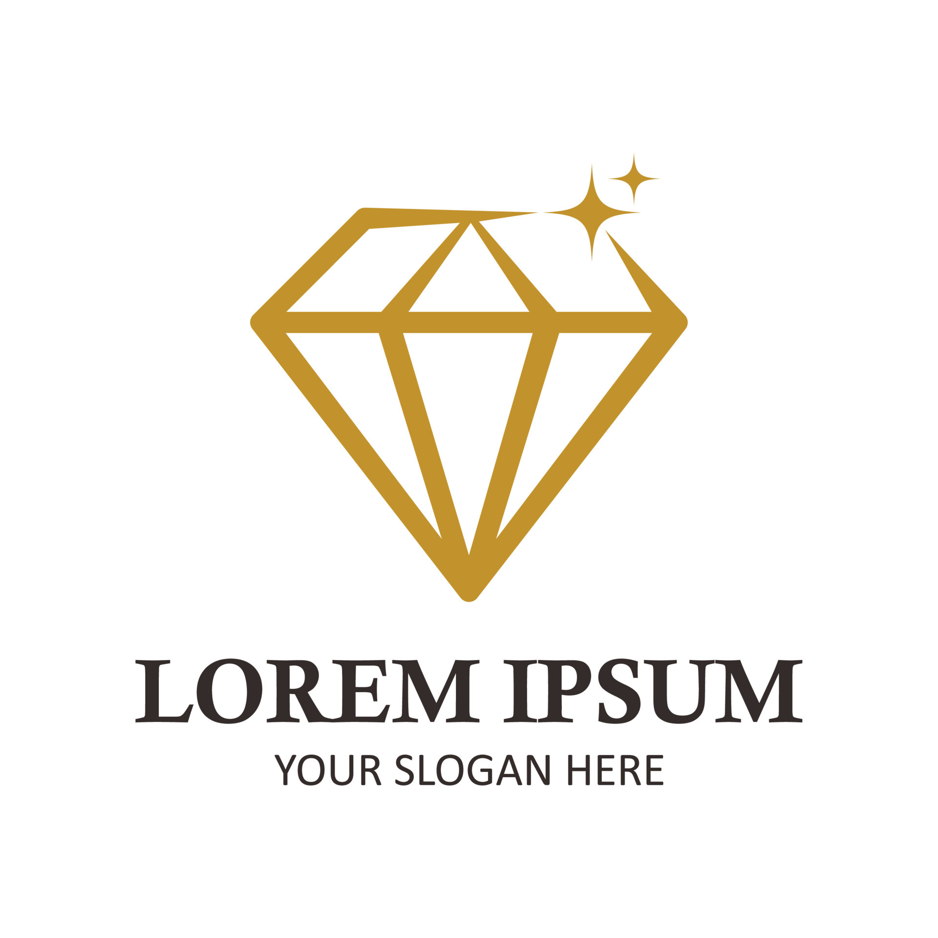 diamond abstract logo 6552384 Vector Art at Vecteezy