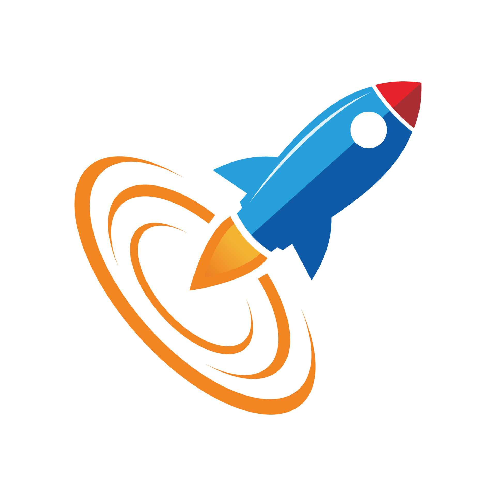 rocket vector icon, logo 6552423 Vector Art at Vecteezy