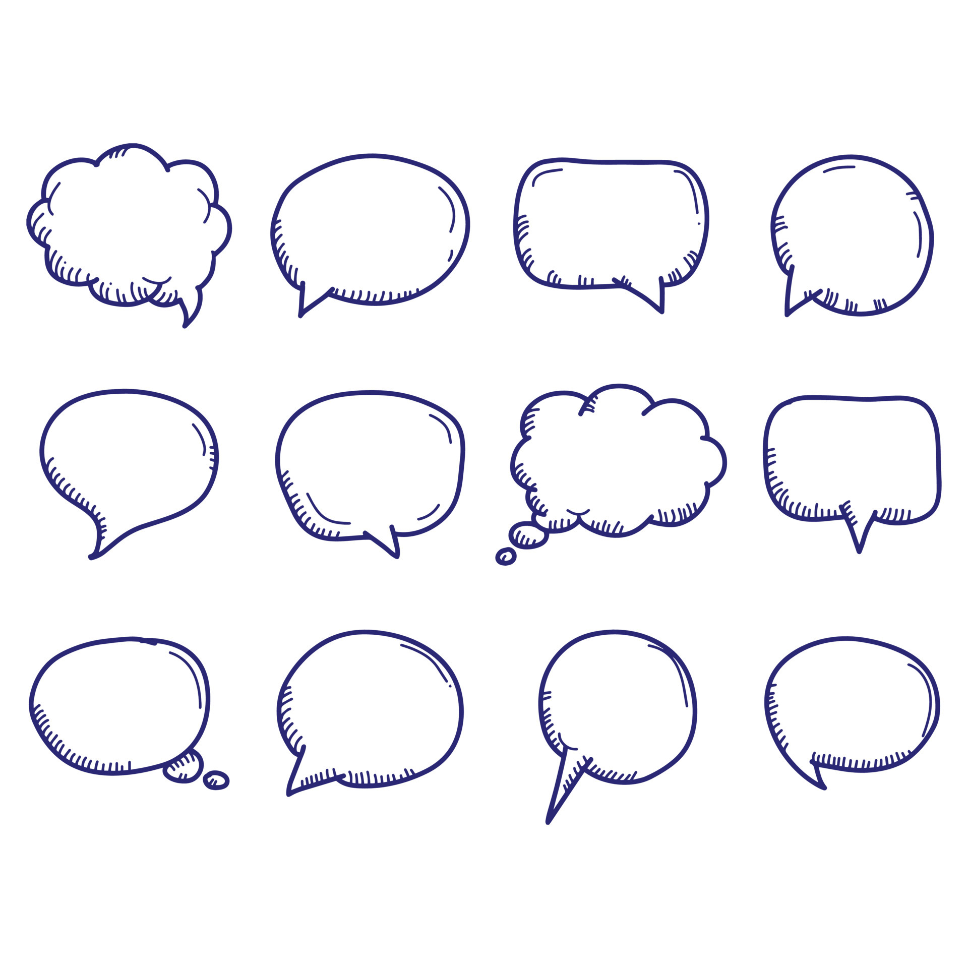 speech bubbles vector design 6552551 Vector Art at Vecteezy