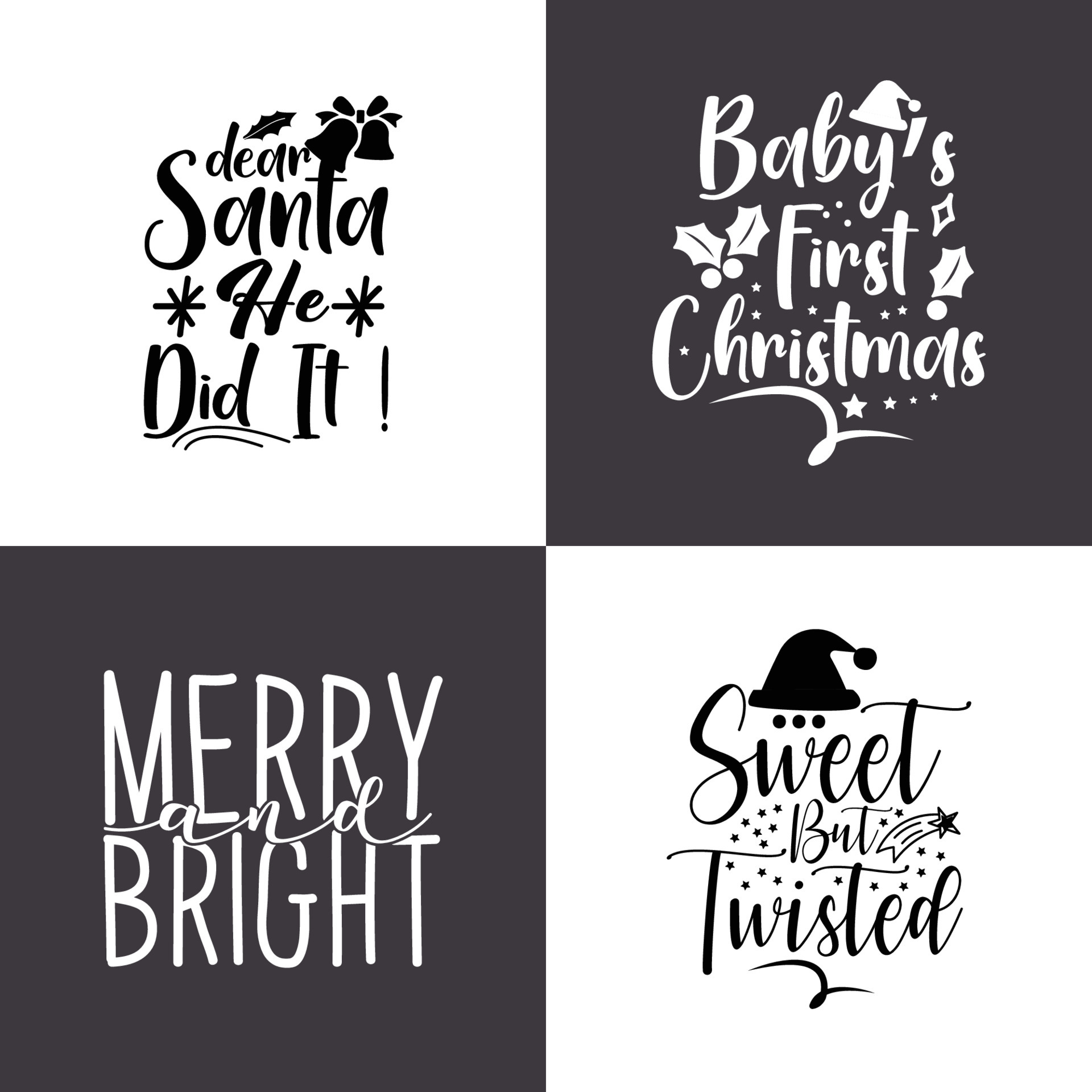 Christmas Bundle Design 6556057 Vector Art at Vecteezy
