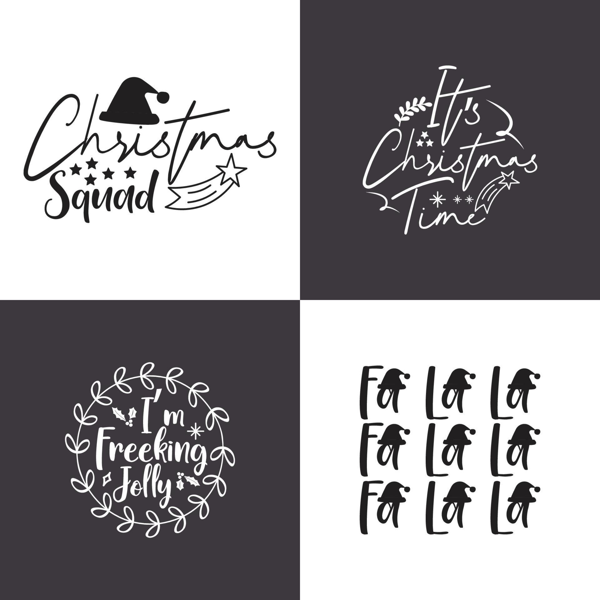 Christmas Bundle Design 6556058 Vector Art at Vecteezy