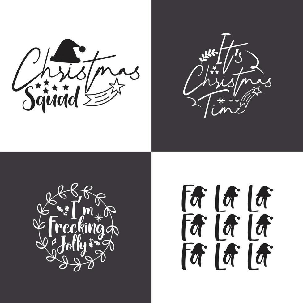 Christmas Bundle Design 6556058 Vector Art at Vecteezy