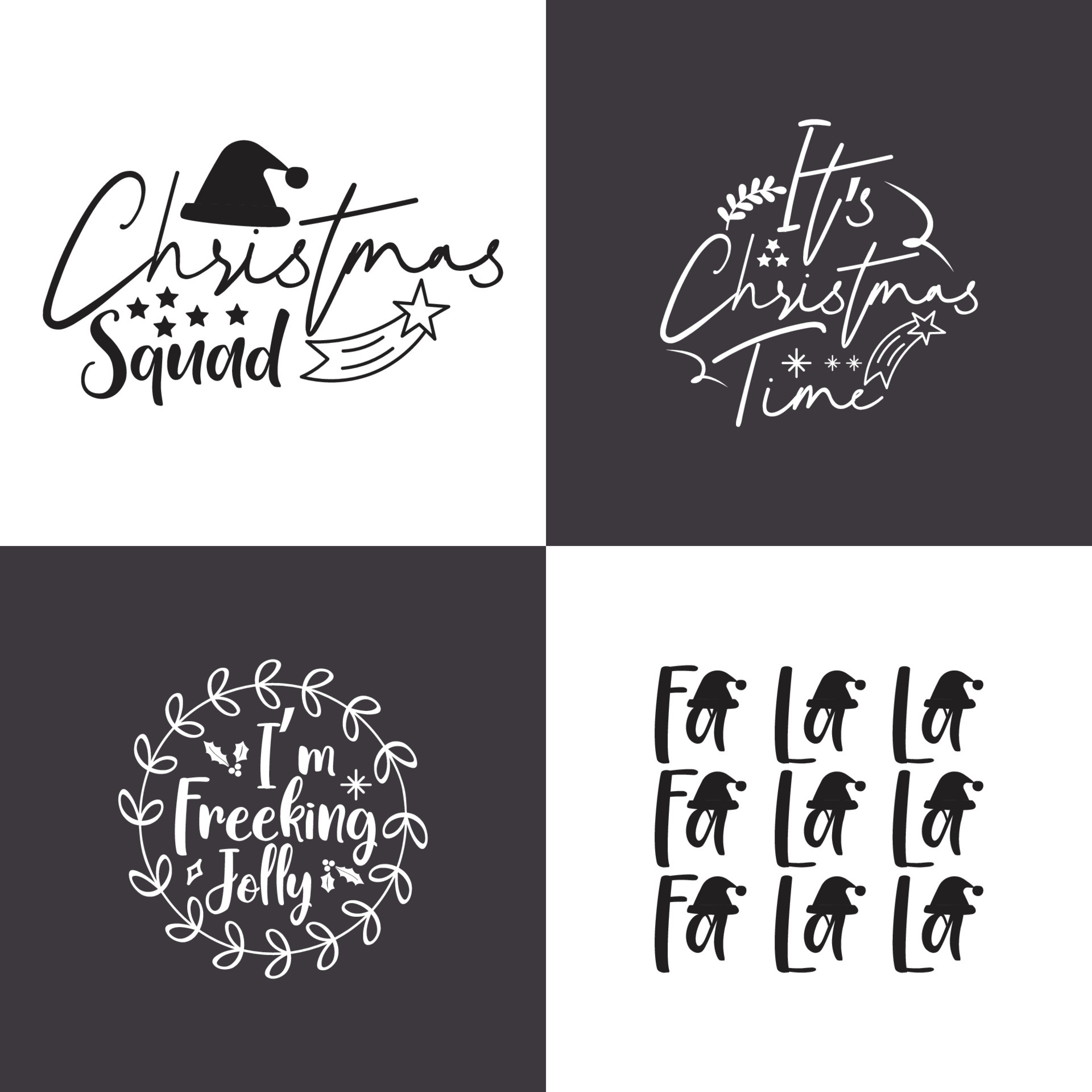 Christmas Bundle Design 6556058 Vector Art at Vecteezy