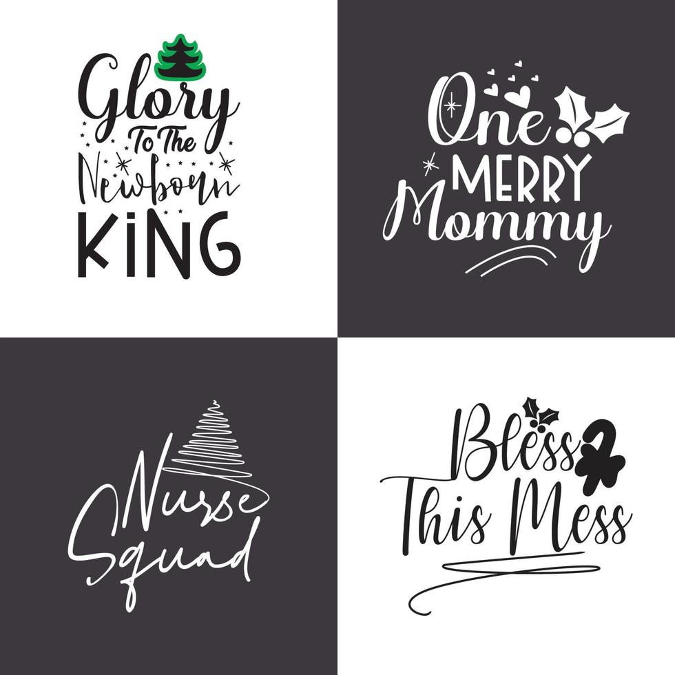 Christmas Bundle Design 6556059 Vector Art at Vecteezy