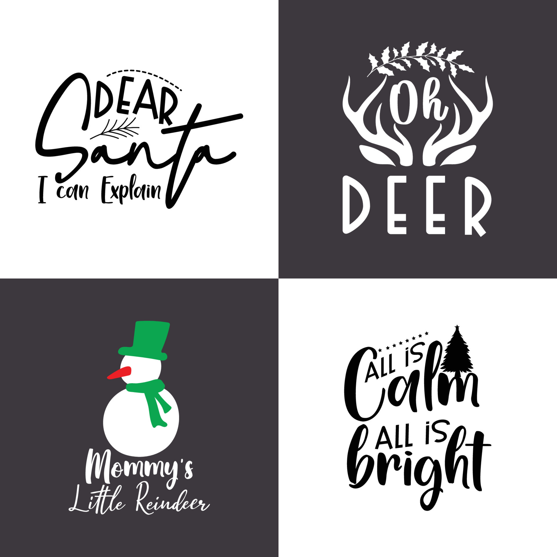 Christmas Bundle Design 6556065 Vector Art at Vecteezy