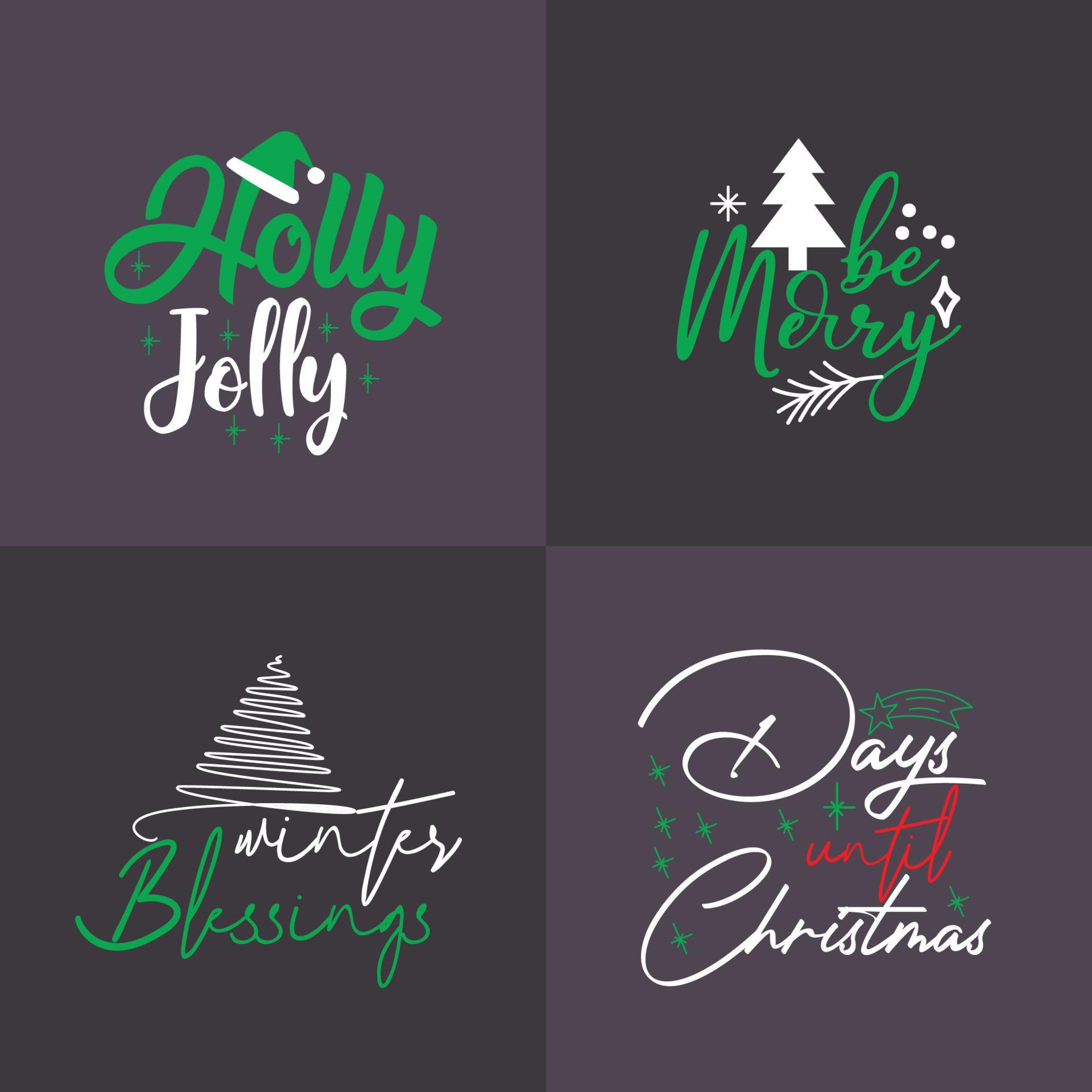 Christmas Bundle Design 6556076 Vector Art at Vecteezy