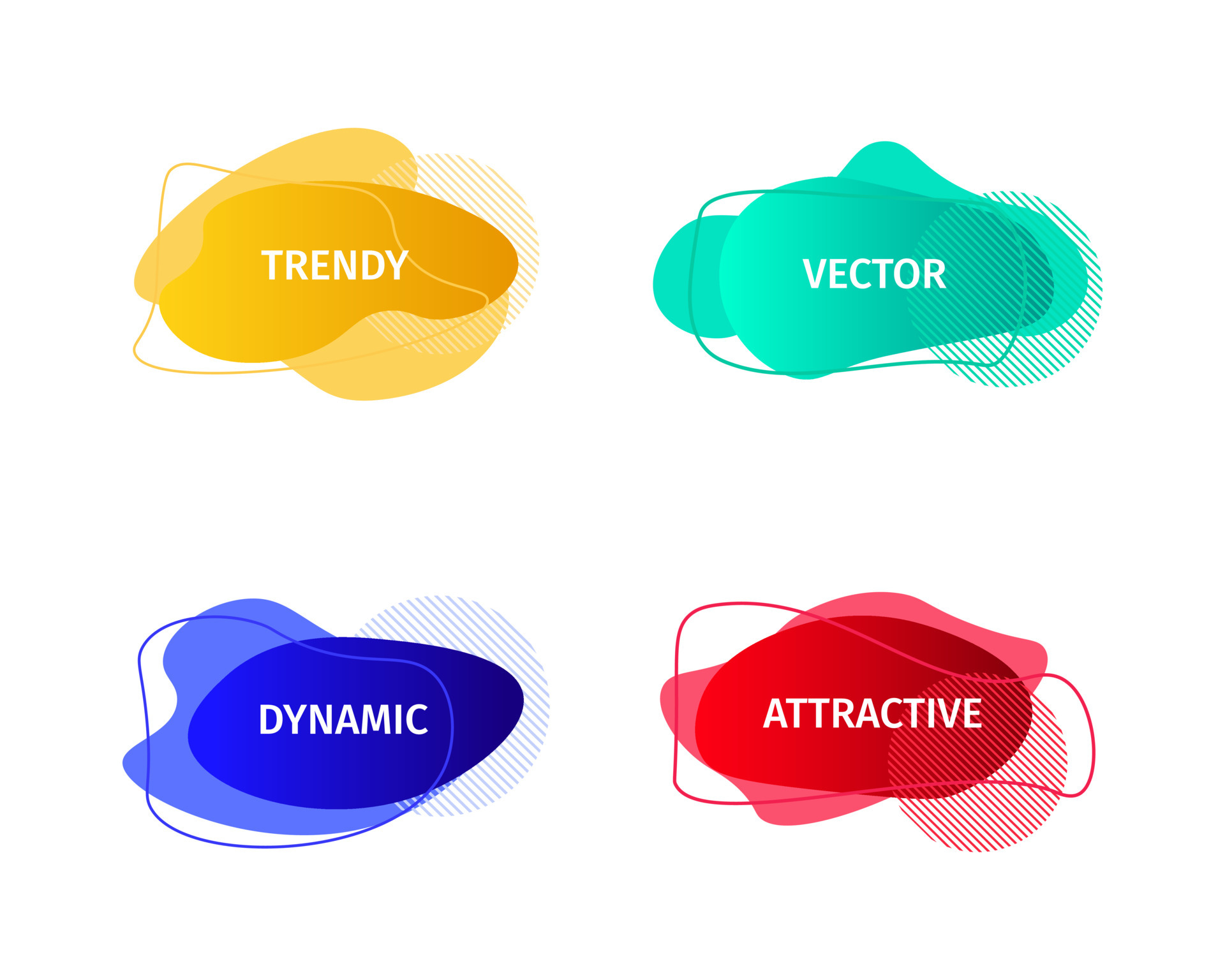 abstract trendy modern decorative element 6557804 Vector Art at Vecteezy