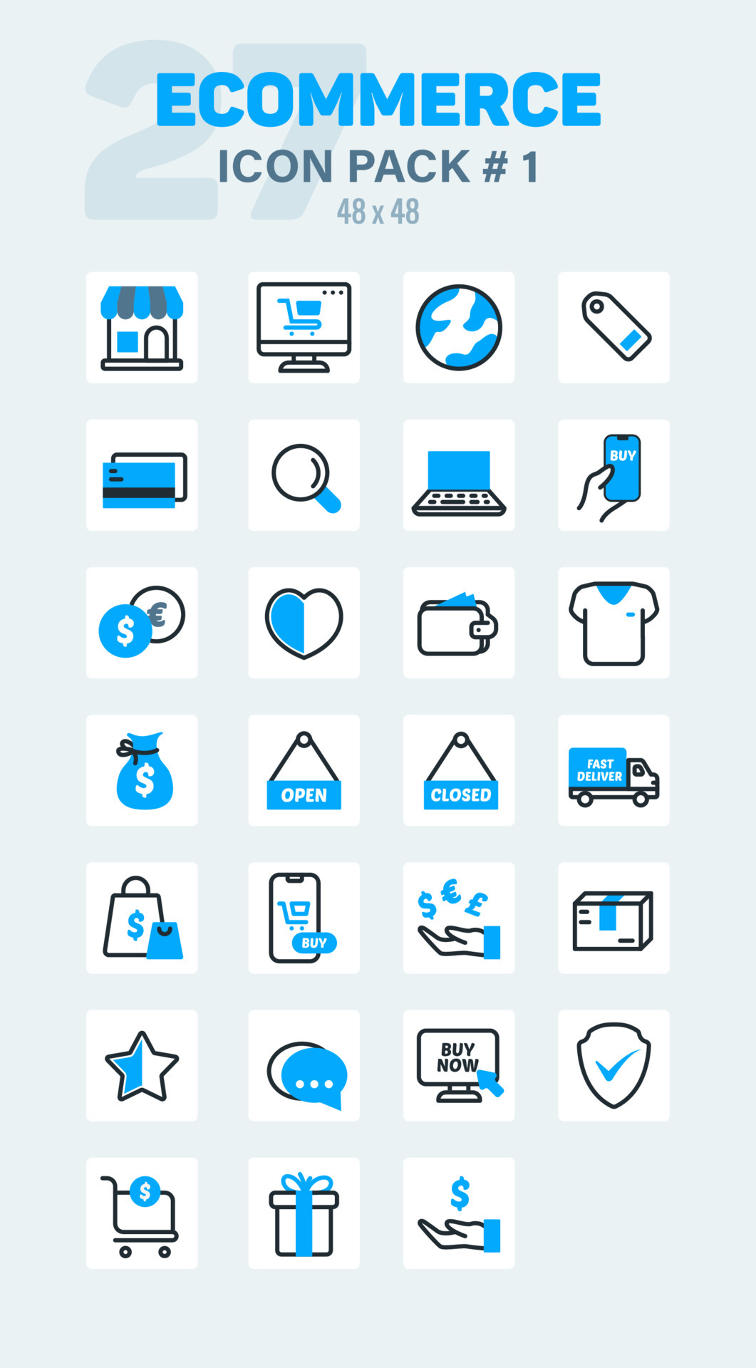 Ecommerce Outline Color Icon Pack 1 Lineal Color Ecommerce Vector Icons Set 6571205 Vector Art