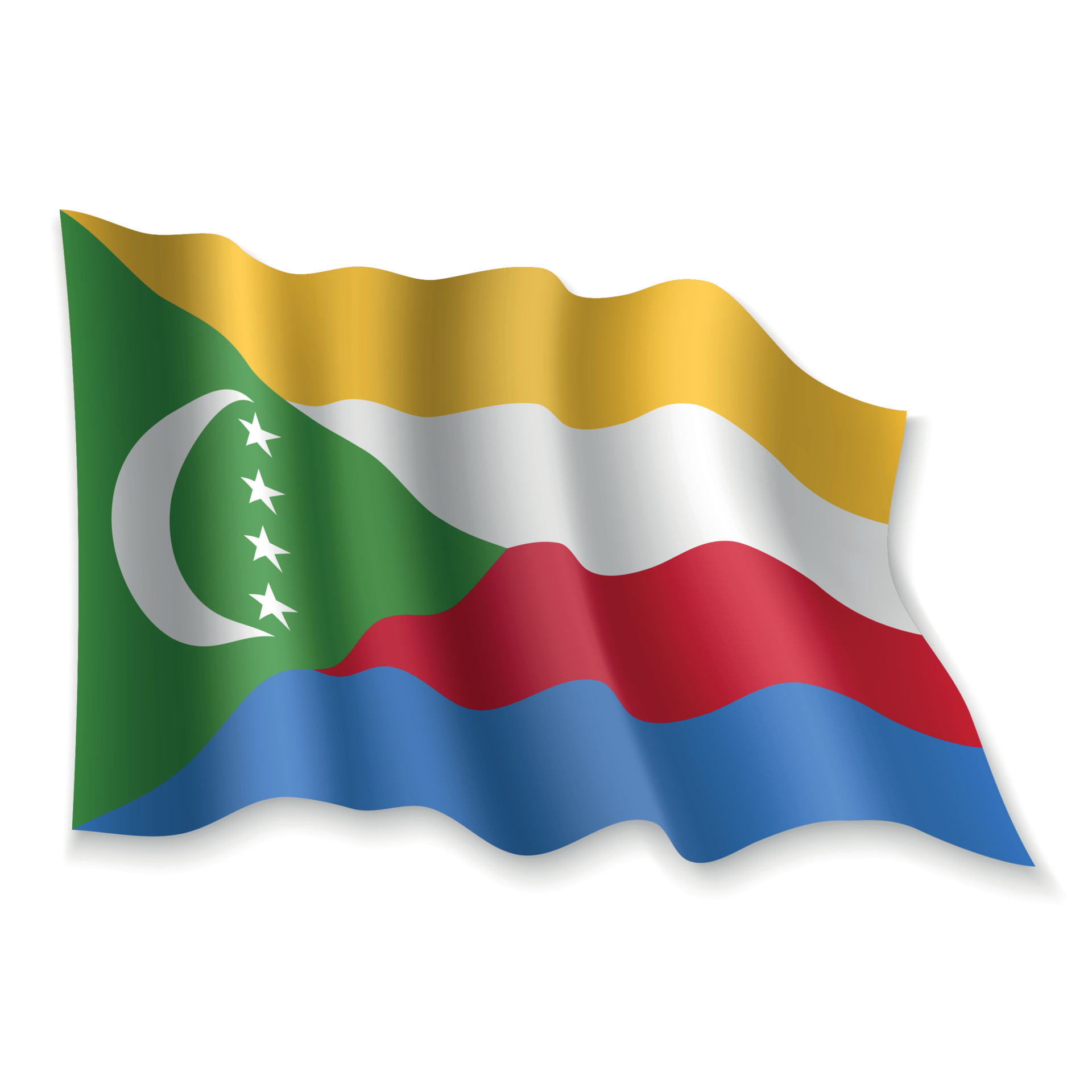 3D Waving Flag. Vector illustration 6588690 Vector Art at Vecteezy