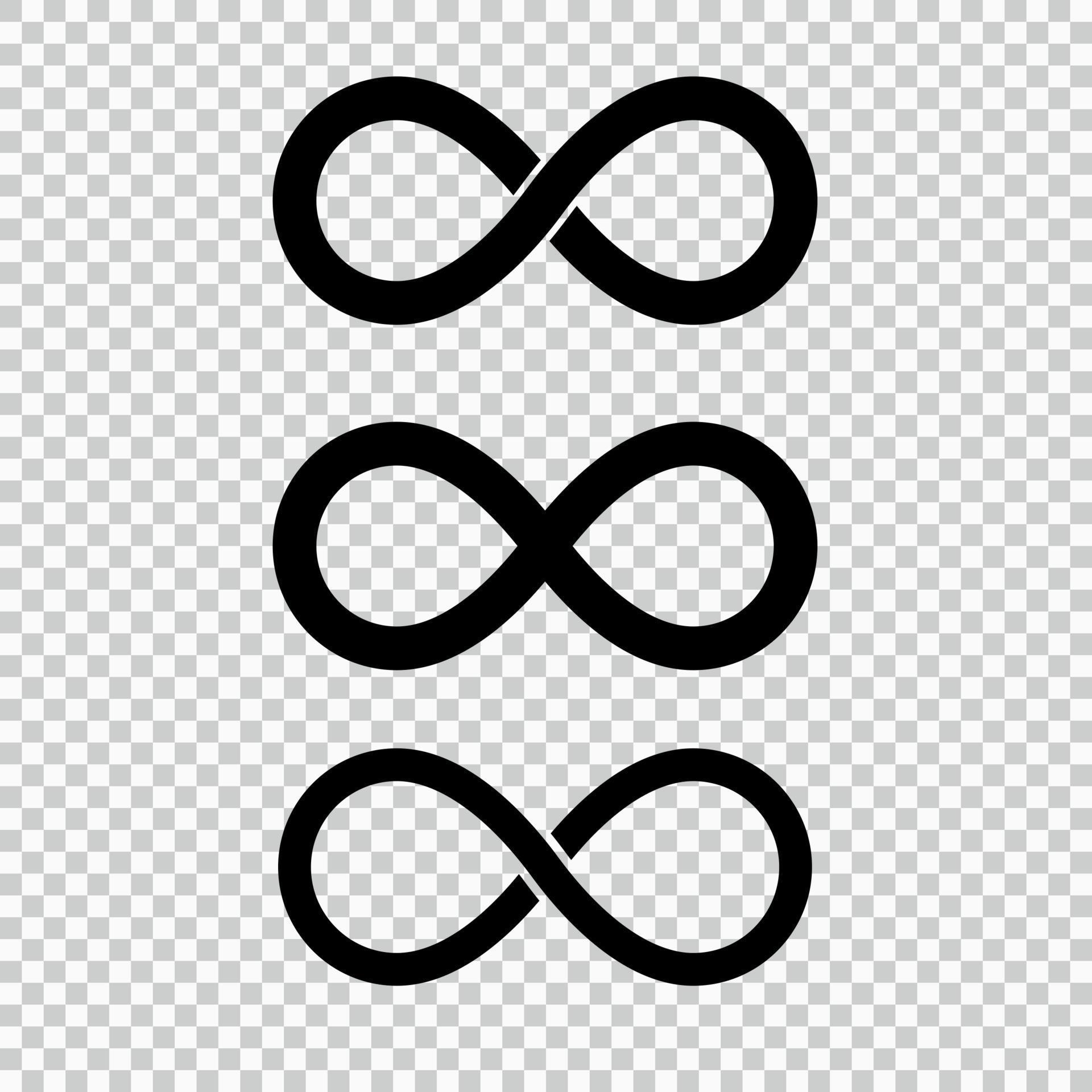 Infinity loop icon isolated 6596454 Vector Art at Vecteezy