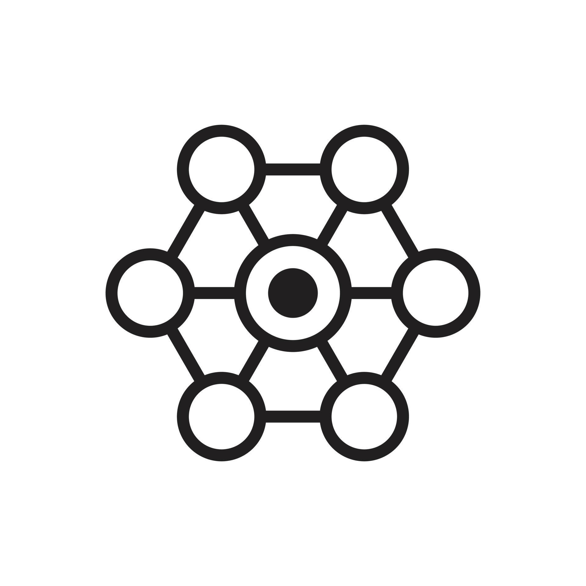 Core icon symbol Flat vector illustration for graphic and web design ...