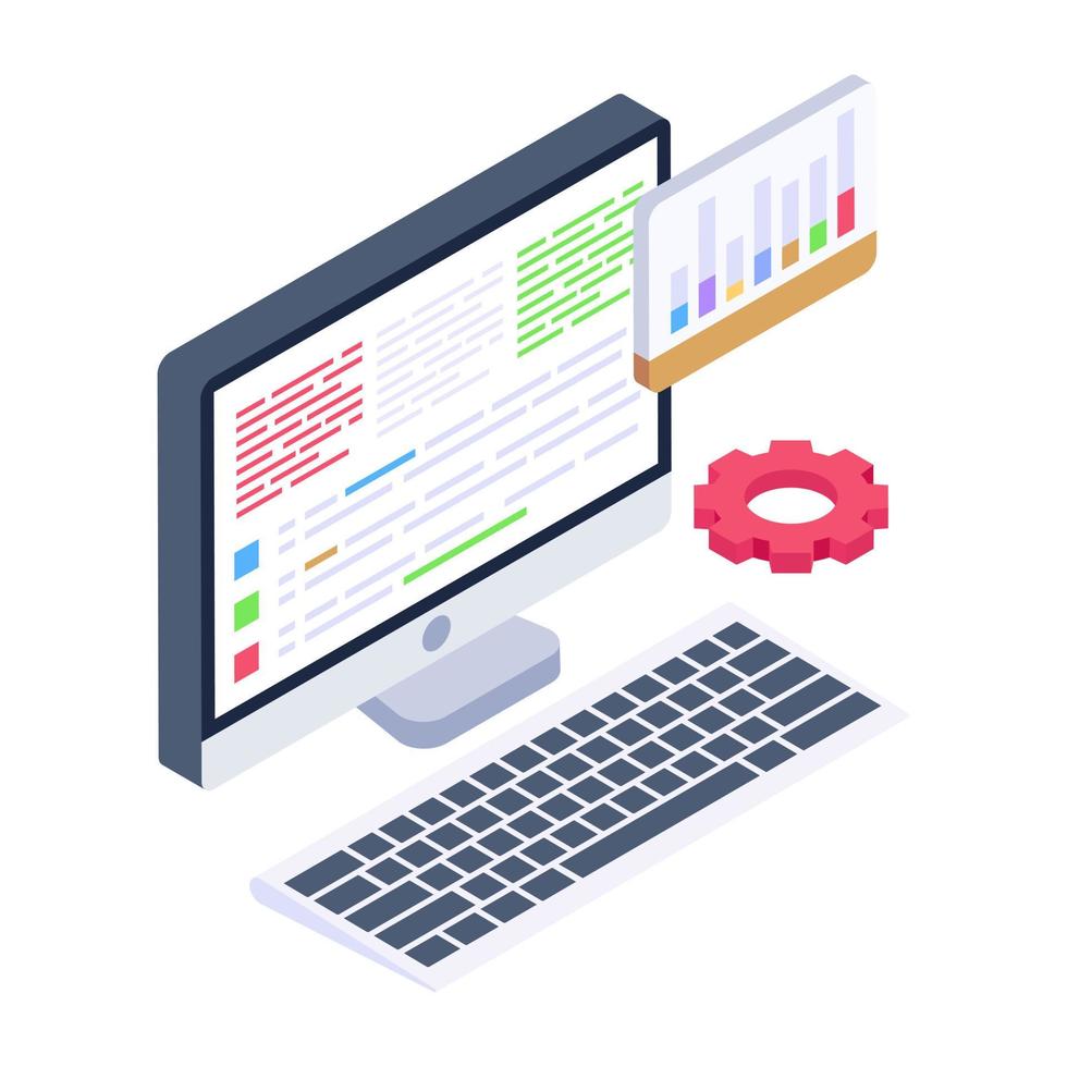 An editable design vector of software development 6608534 Vector Art at ...