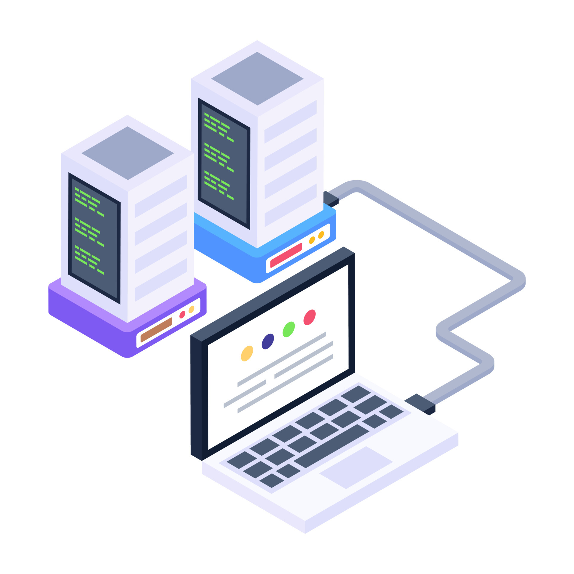 A data display icon in isometric design 6610679 Vector Art at Vecteezy
