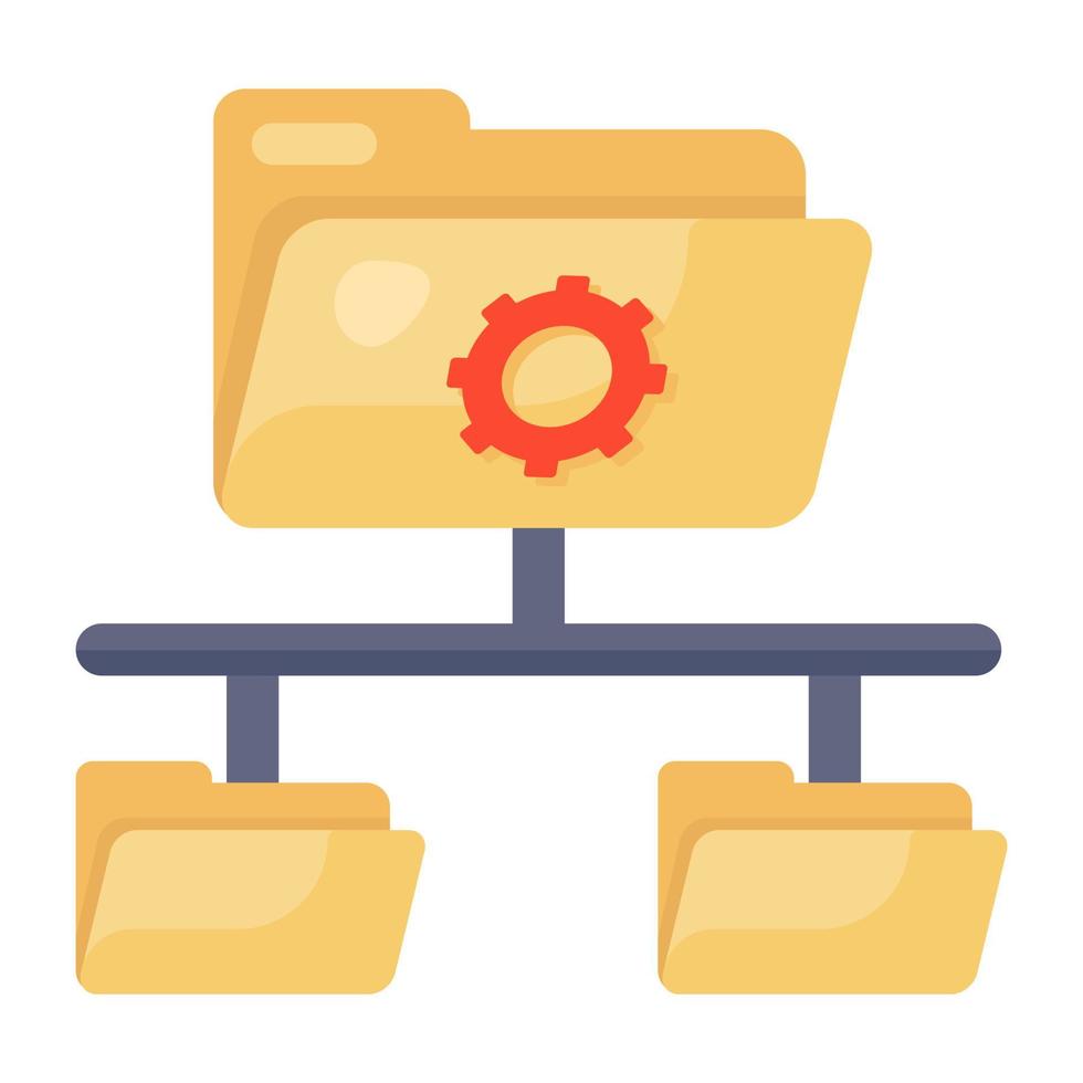 Icon of networking in flat design 6610945 Vector Art at Vecteezy