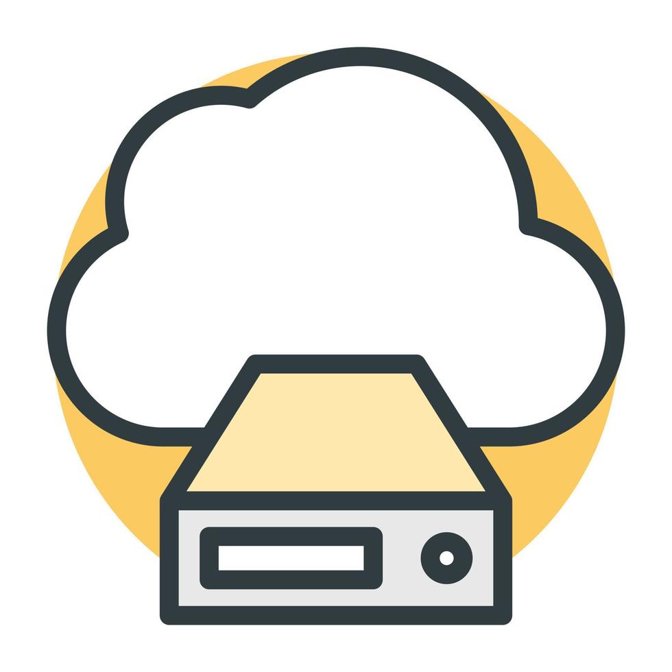 Cloud Storage Concepts 6616179 Vector Art at Vecteezy