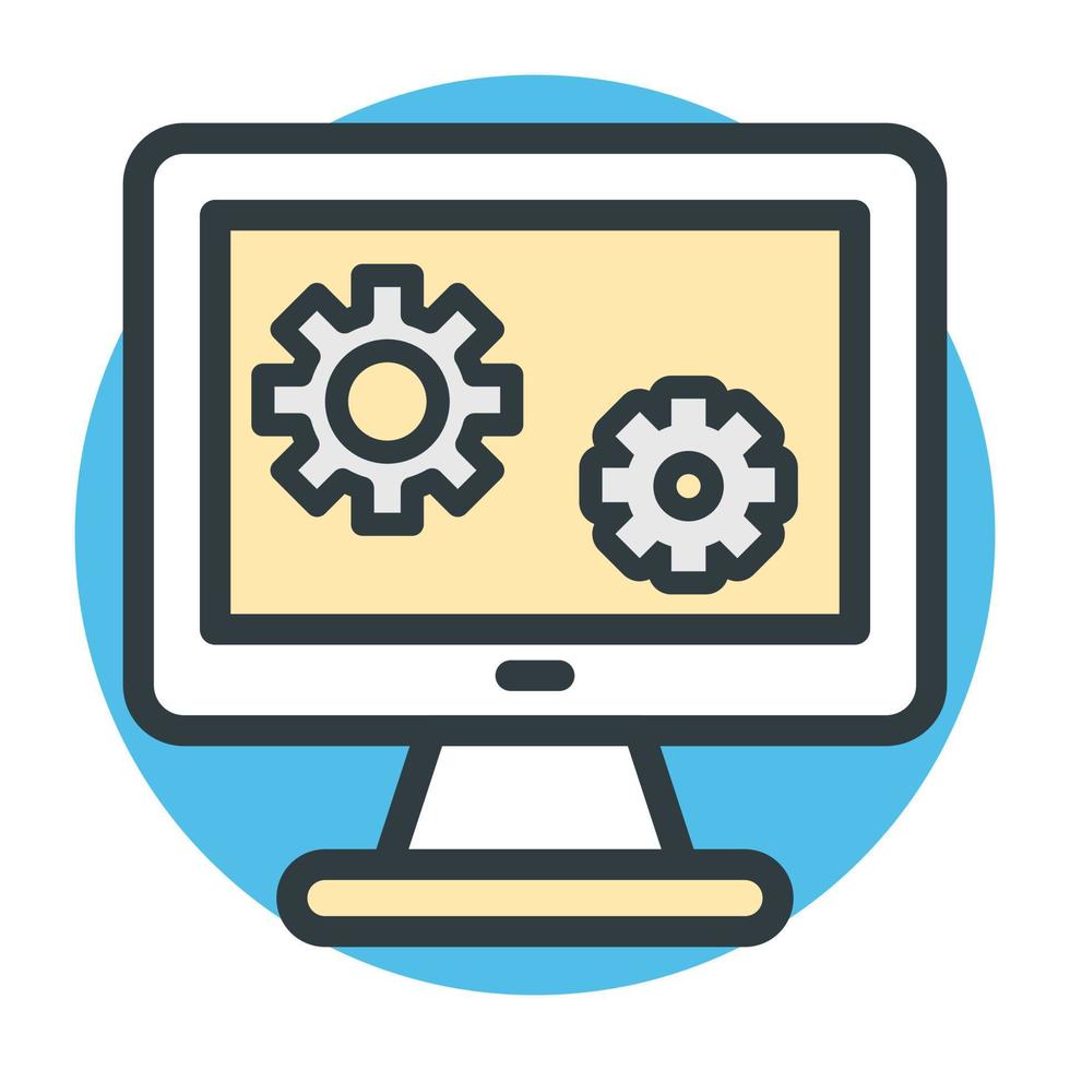 Computer Display Concepts 6616787 Vector Art at Vecteezy