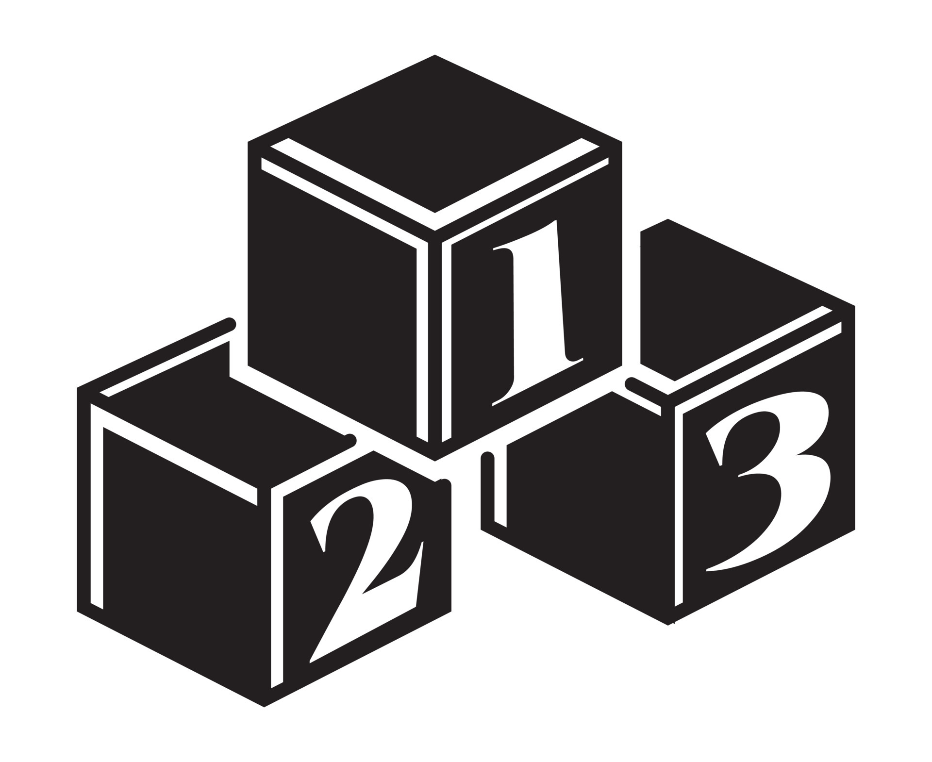 Cube 123 number blocks flat icon for apps and websites 6622927 Vector ... Cube 123 number blocks flat icon for apps and websites 6622927 Vector ...