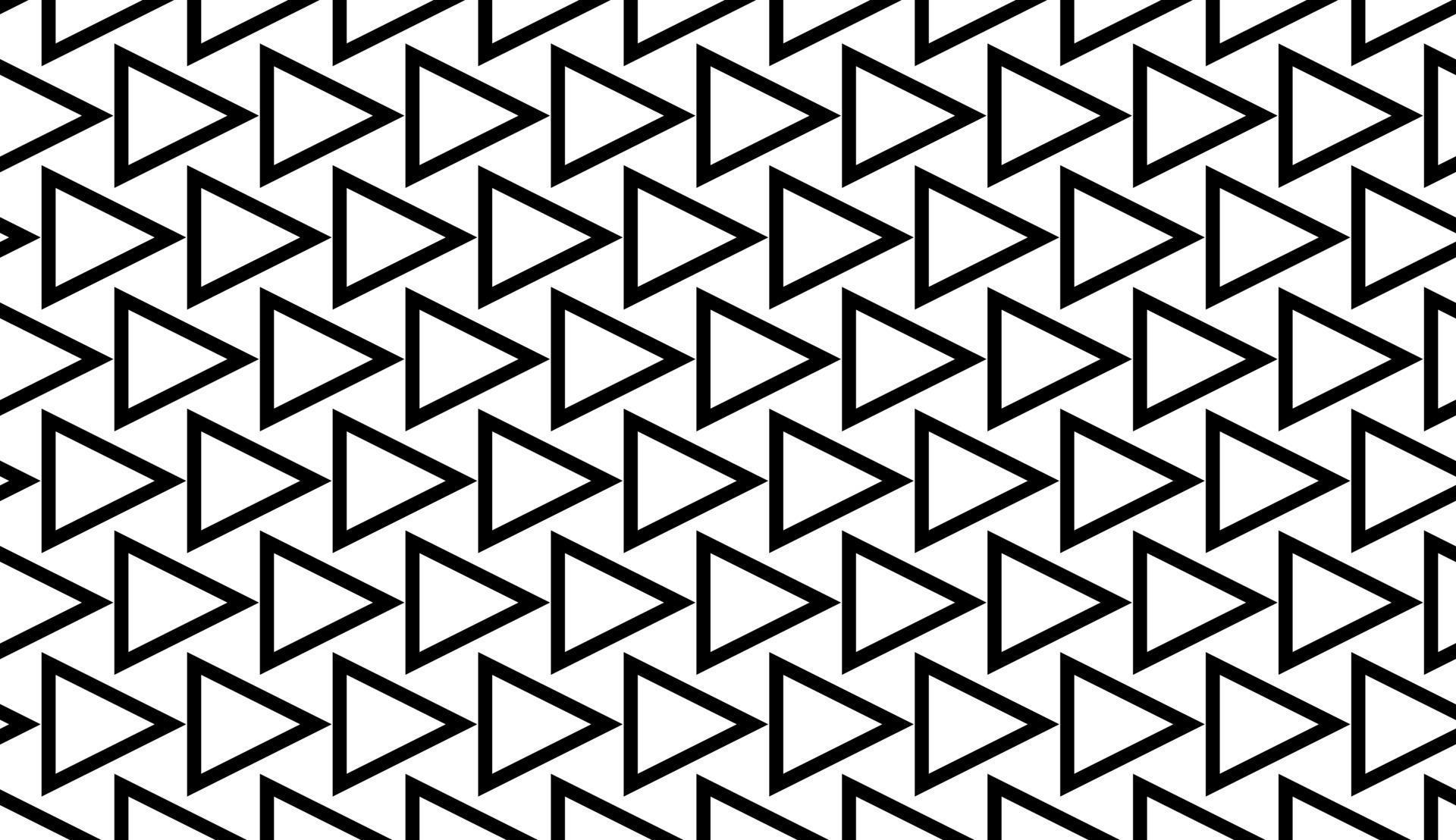 Seamless pattern. Black and white repeating triangle motif. Minimalist ...