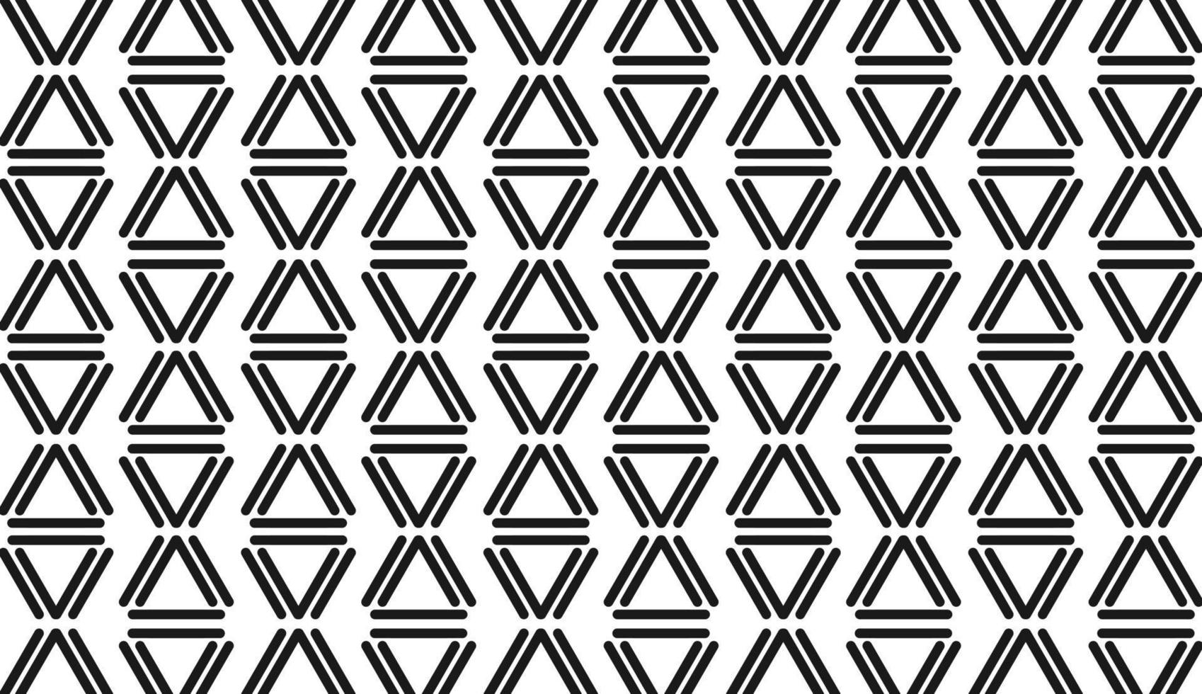 Seamless pattern. The triangle motif uses a combination of straight ...