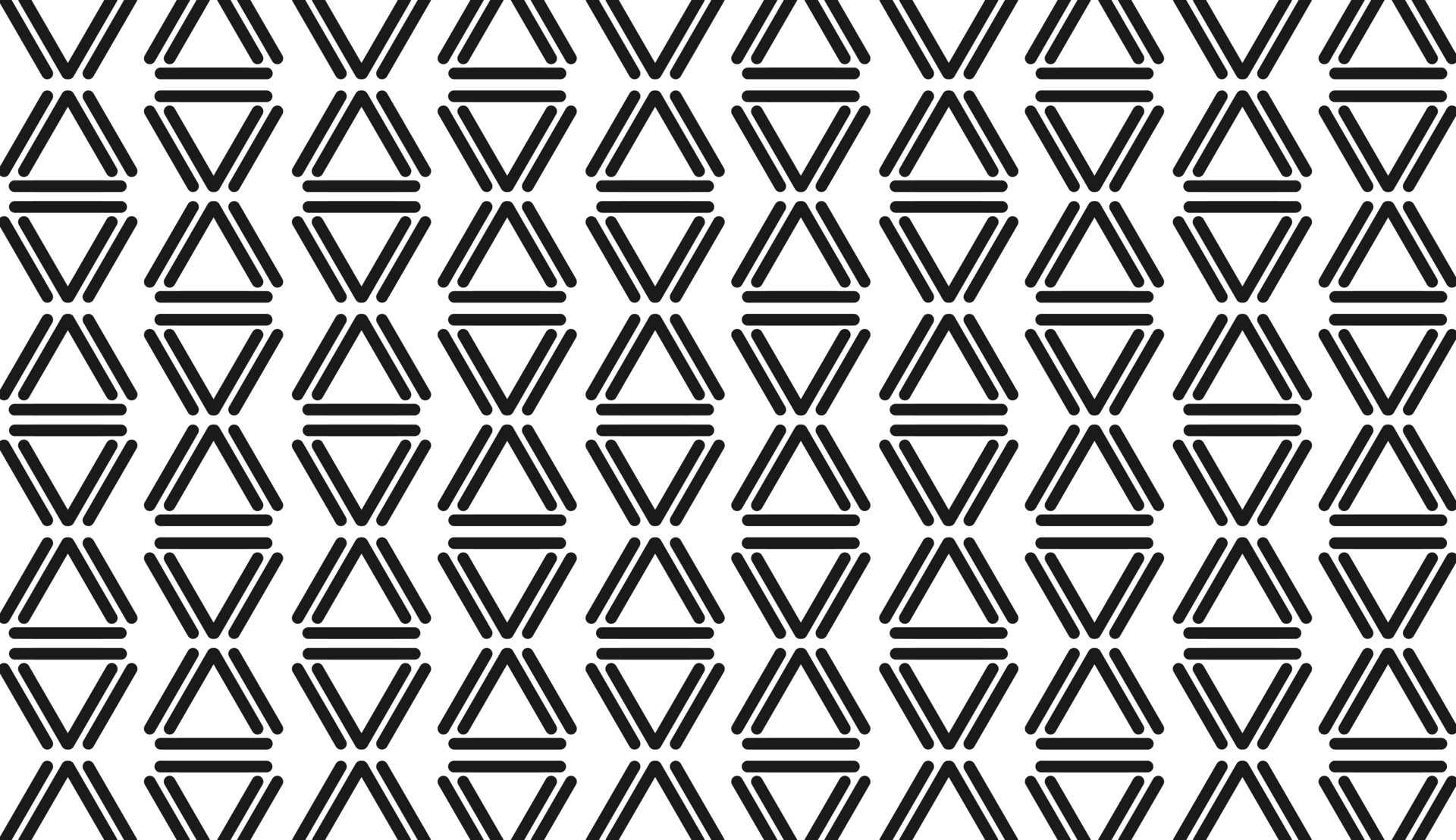 Seamless pattern. The triangle motif uses a combination of straight ...