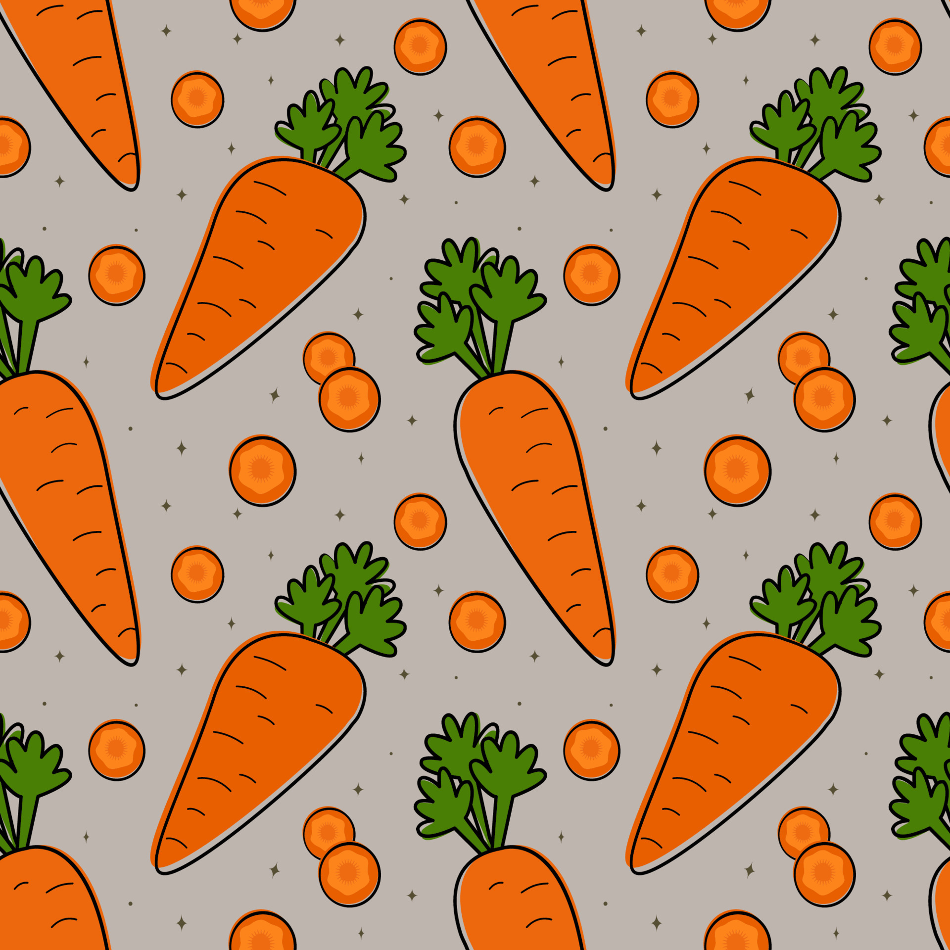 fondo transparente pintado con zanahorias, patrón repetitivo abstracto ...
