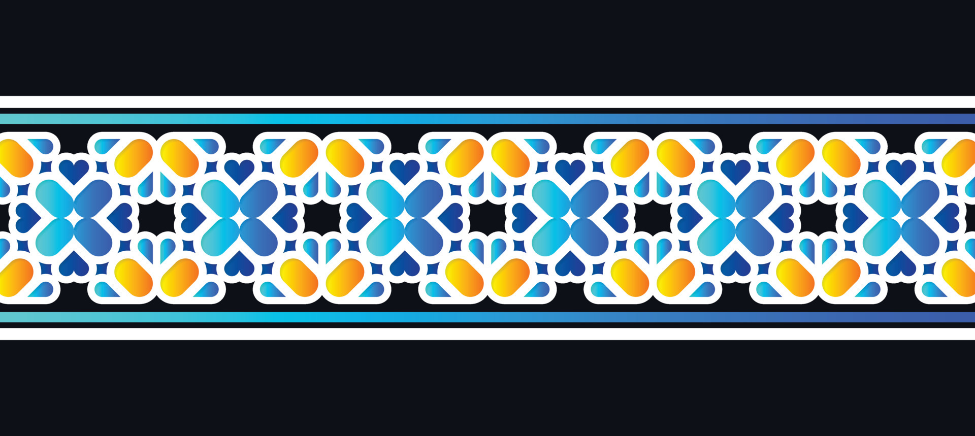 colorful pattern border pattern design 6626840 Vector Art at Vecteezy